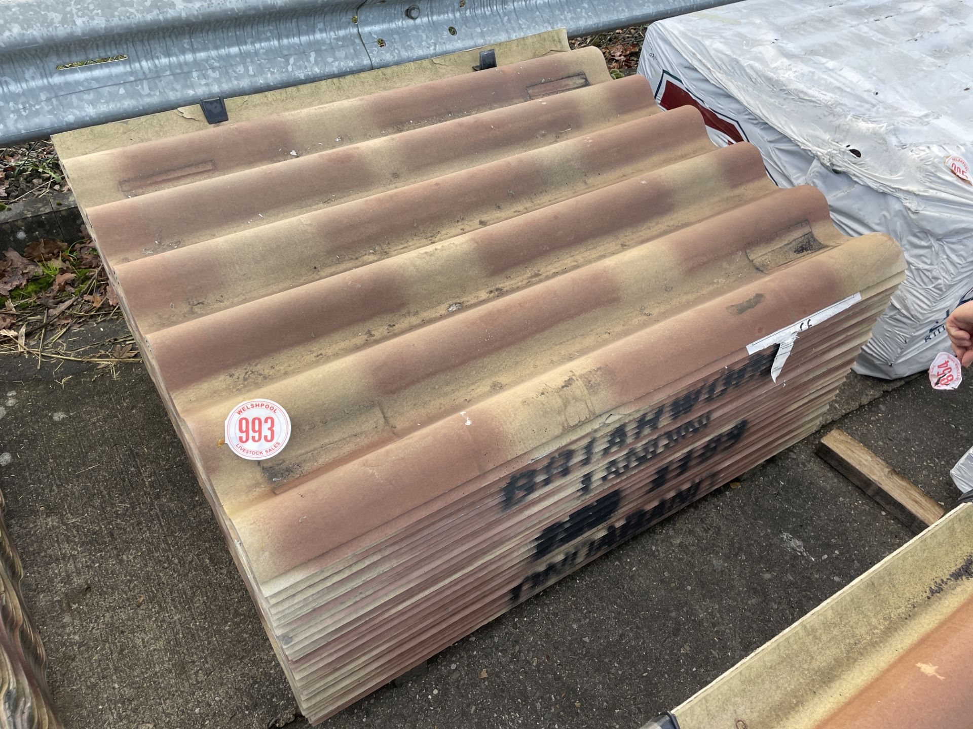 50 FIBRE CEMENT ROOF SHEETS. 1250mm . ONABAND