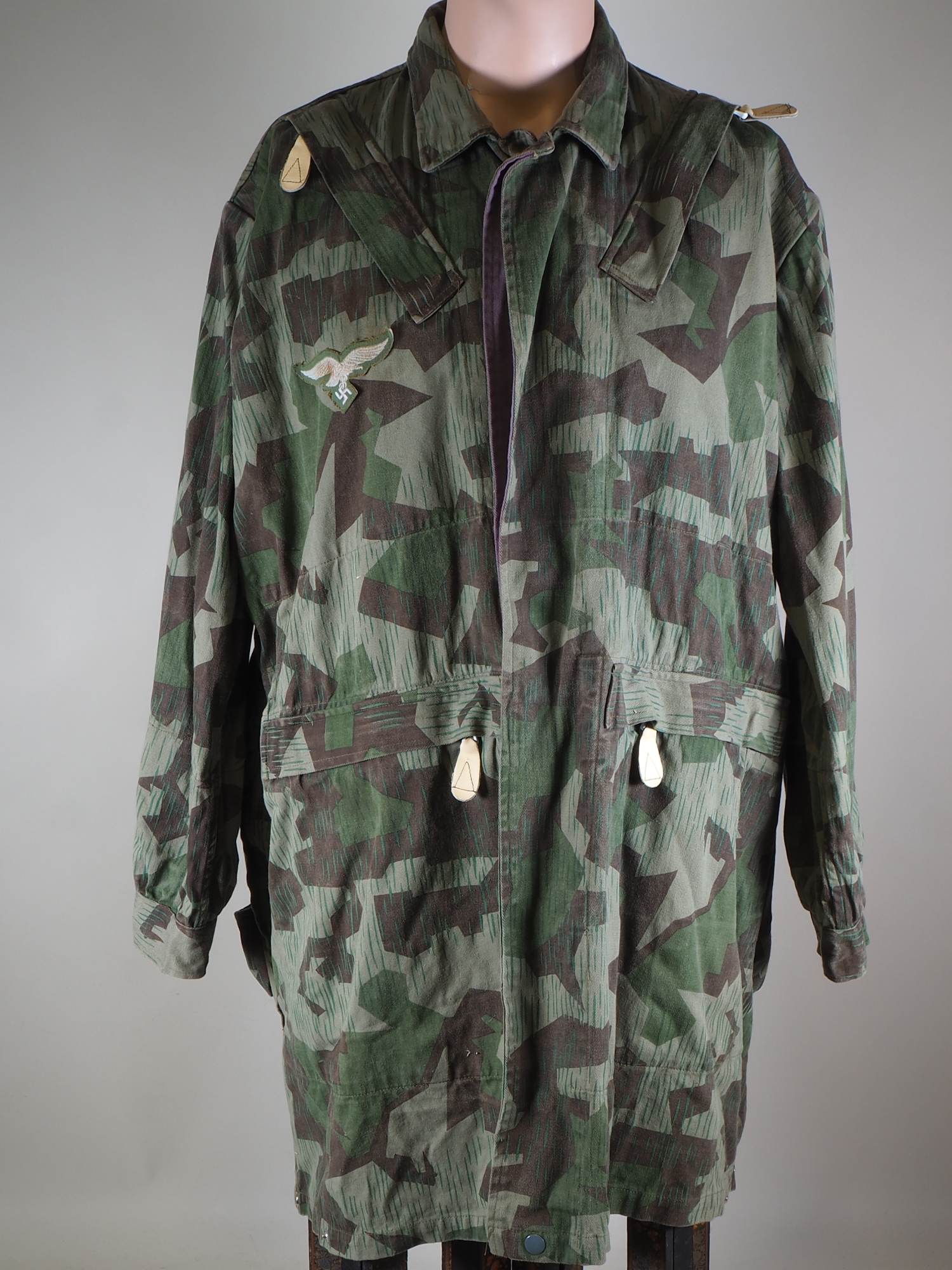 Luftwaffe Knochensack Paratrooper Camouflage Jacket Splinter Camouflage ...