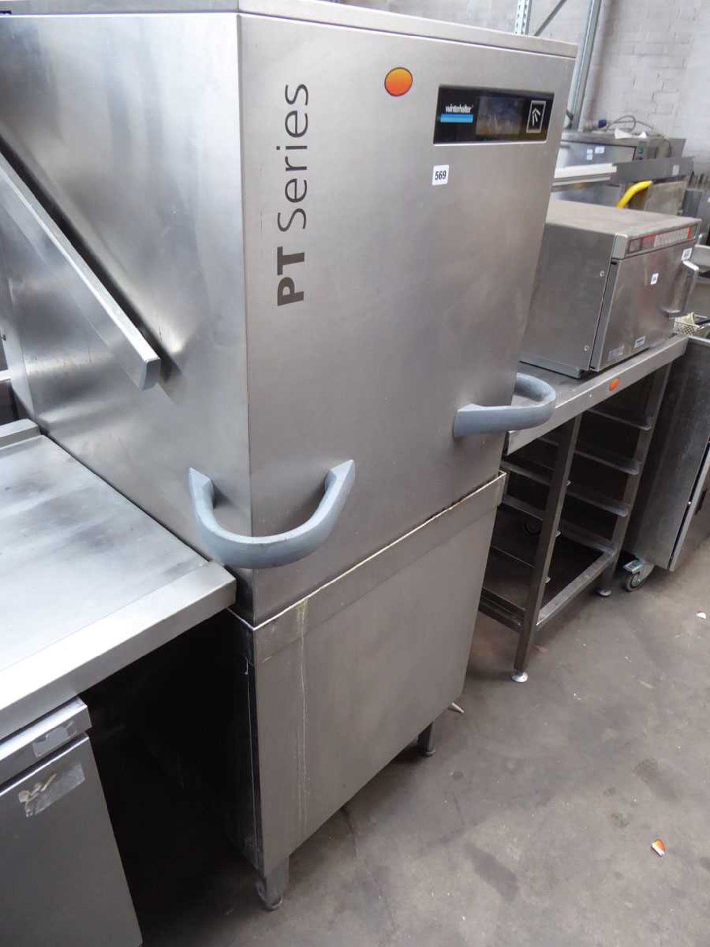 61cm Winterhalter PT Series PT-M lift top pass-through dishwasher with ...