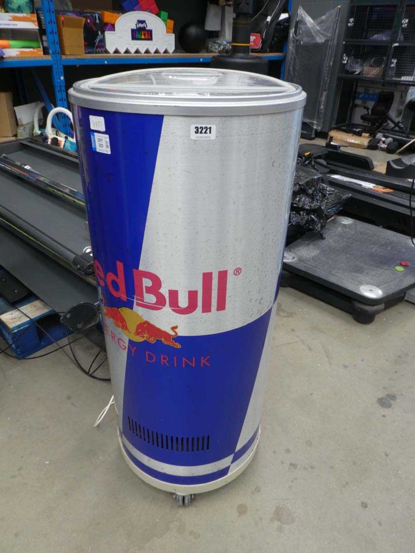 Red Bull display fridge