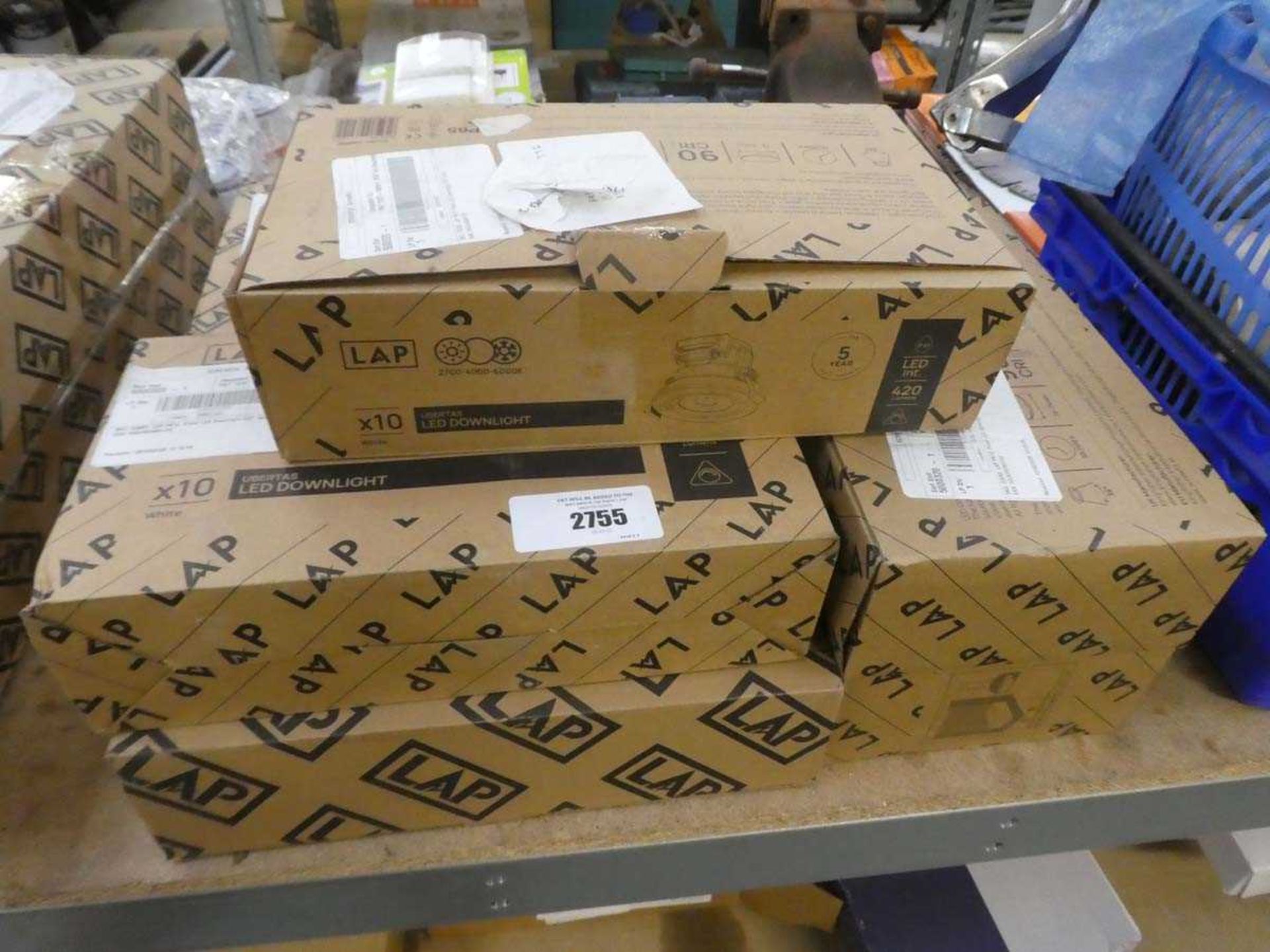 +VAT 6 boxes of LAP LED downlights