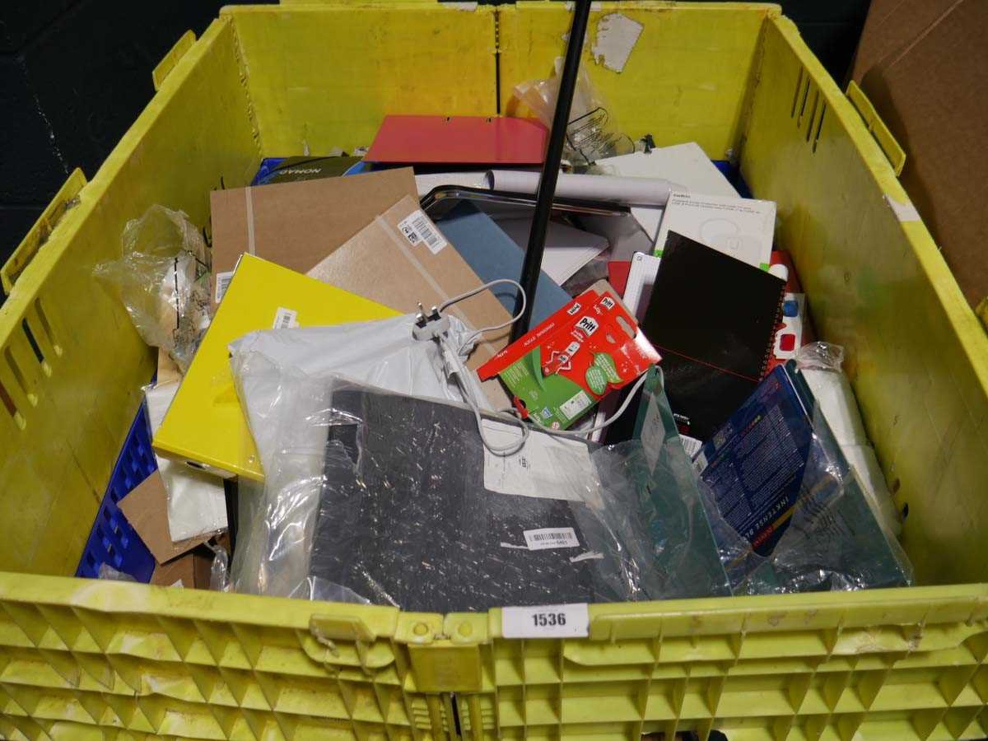 +VAT Pallet box containing large quantity of stationery and office supplies