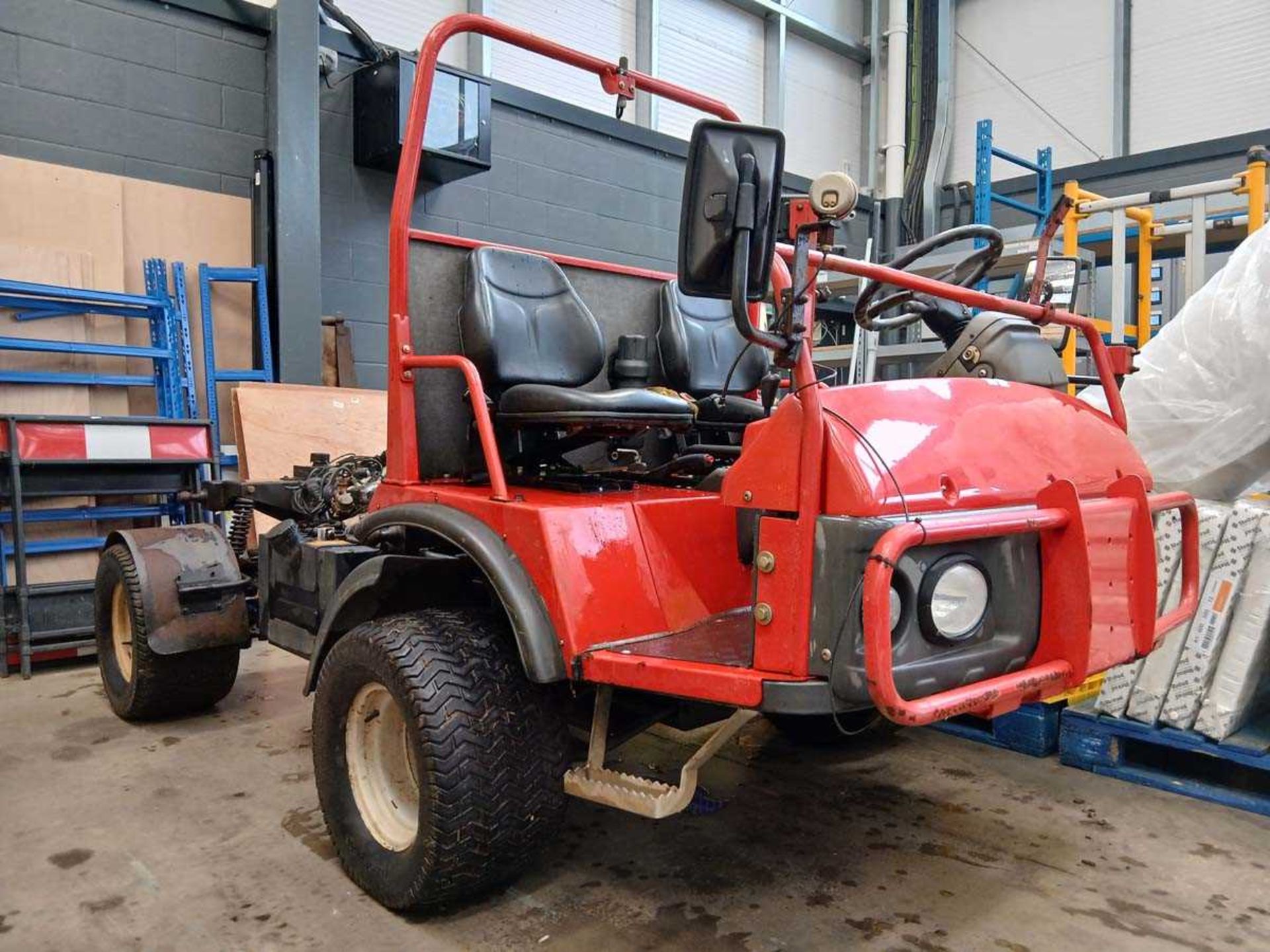 Grillo PK600 (Gambetti) utility vehicle in red with 4-wheel drive & 4 ...