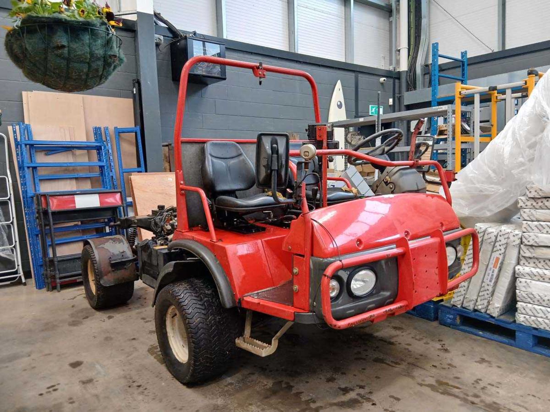 Grillo PK600 (Gambetti) utility vehicle in red with 4-wheel drive & 4 ...