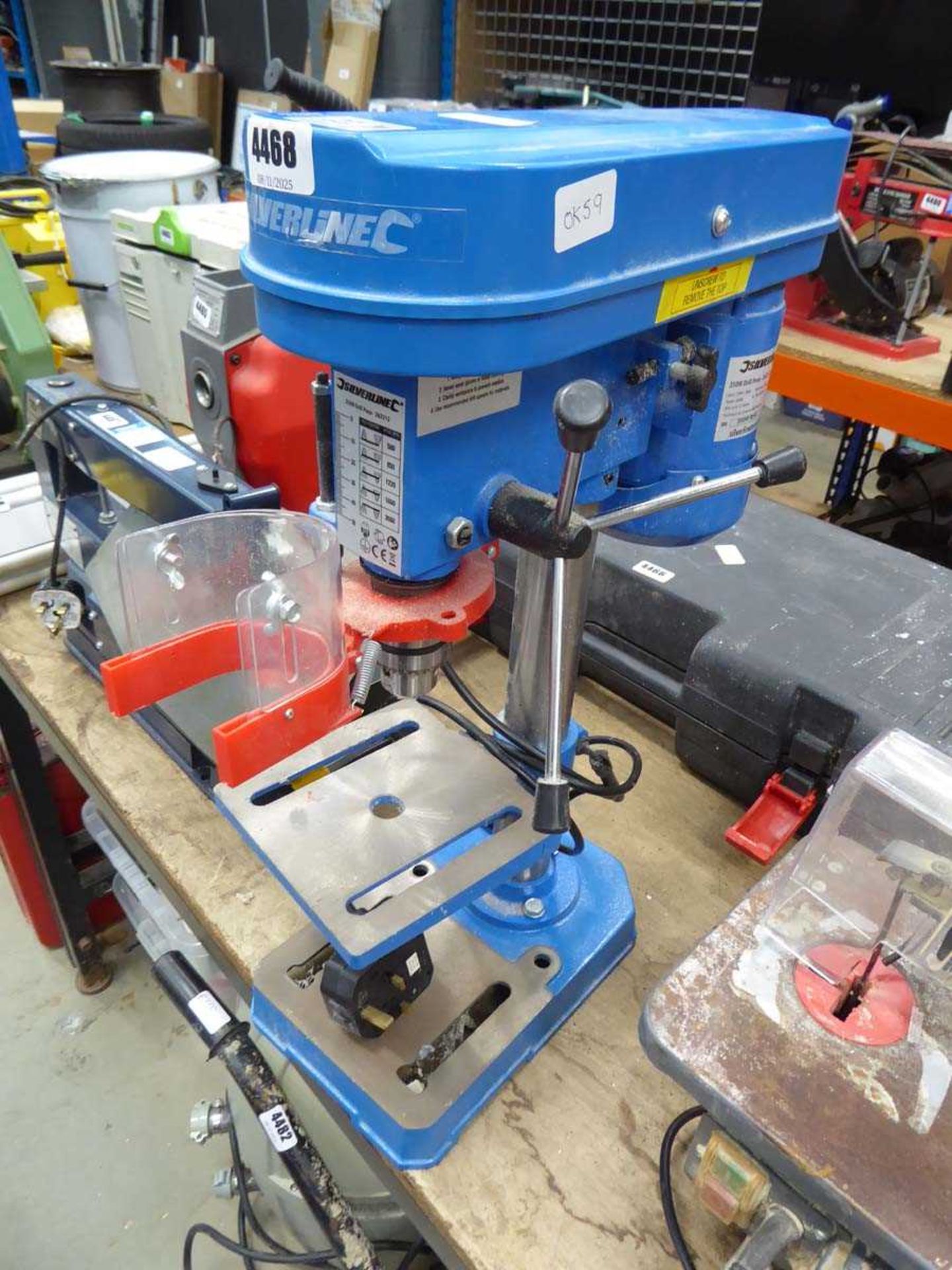 Silverline bench mounted pillar drill