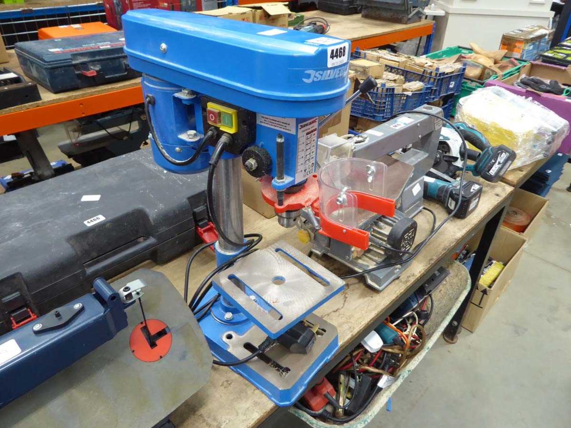 Silverline bench mounted pillar drill