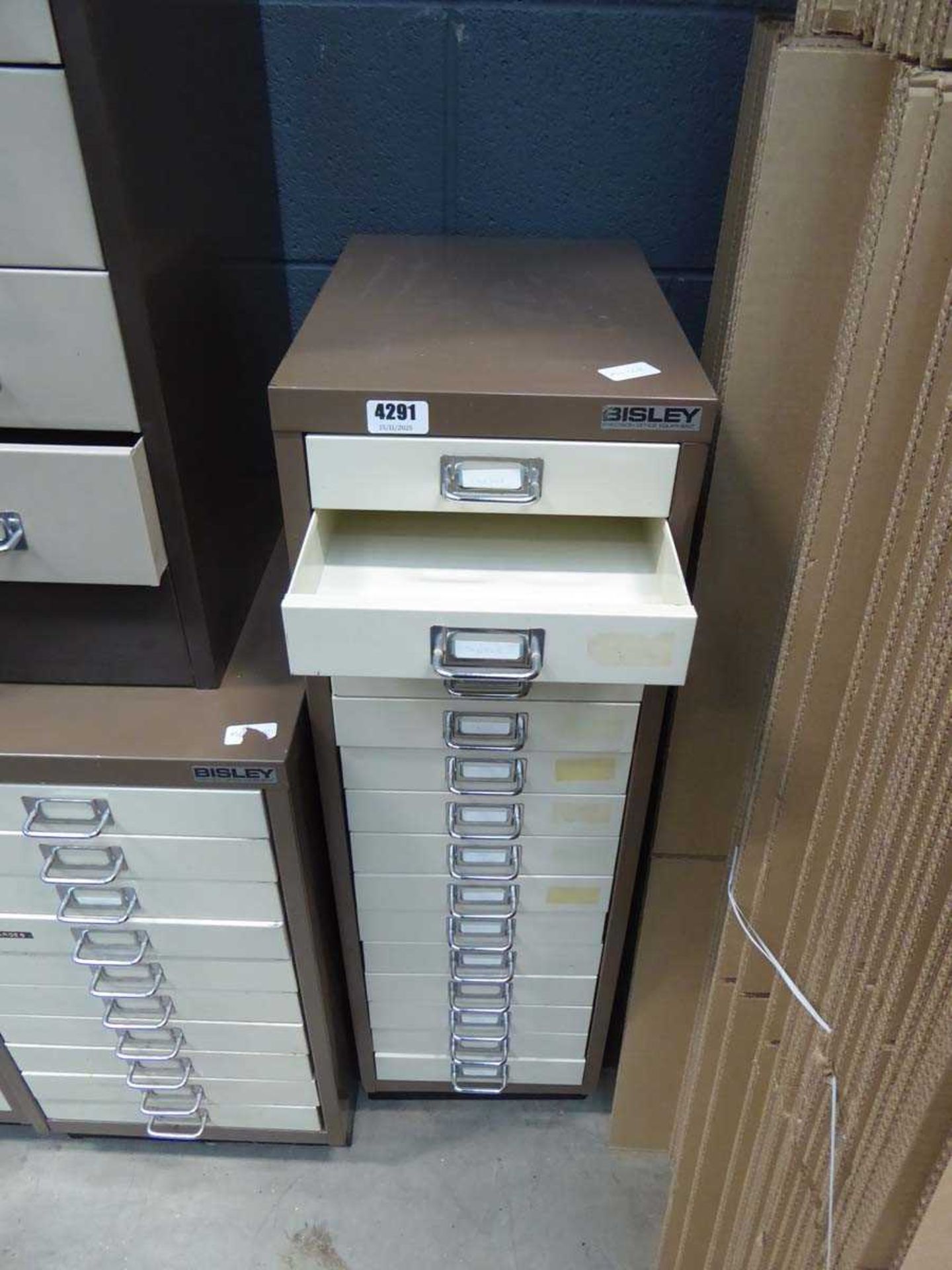 { Choice of lots: 4291, 4292, 4293, 4294, 4295 } Bisley multi drawer ...