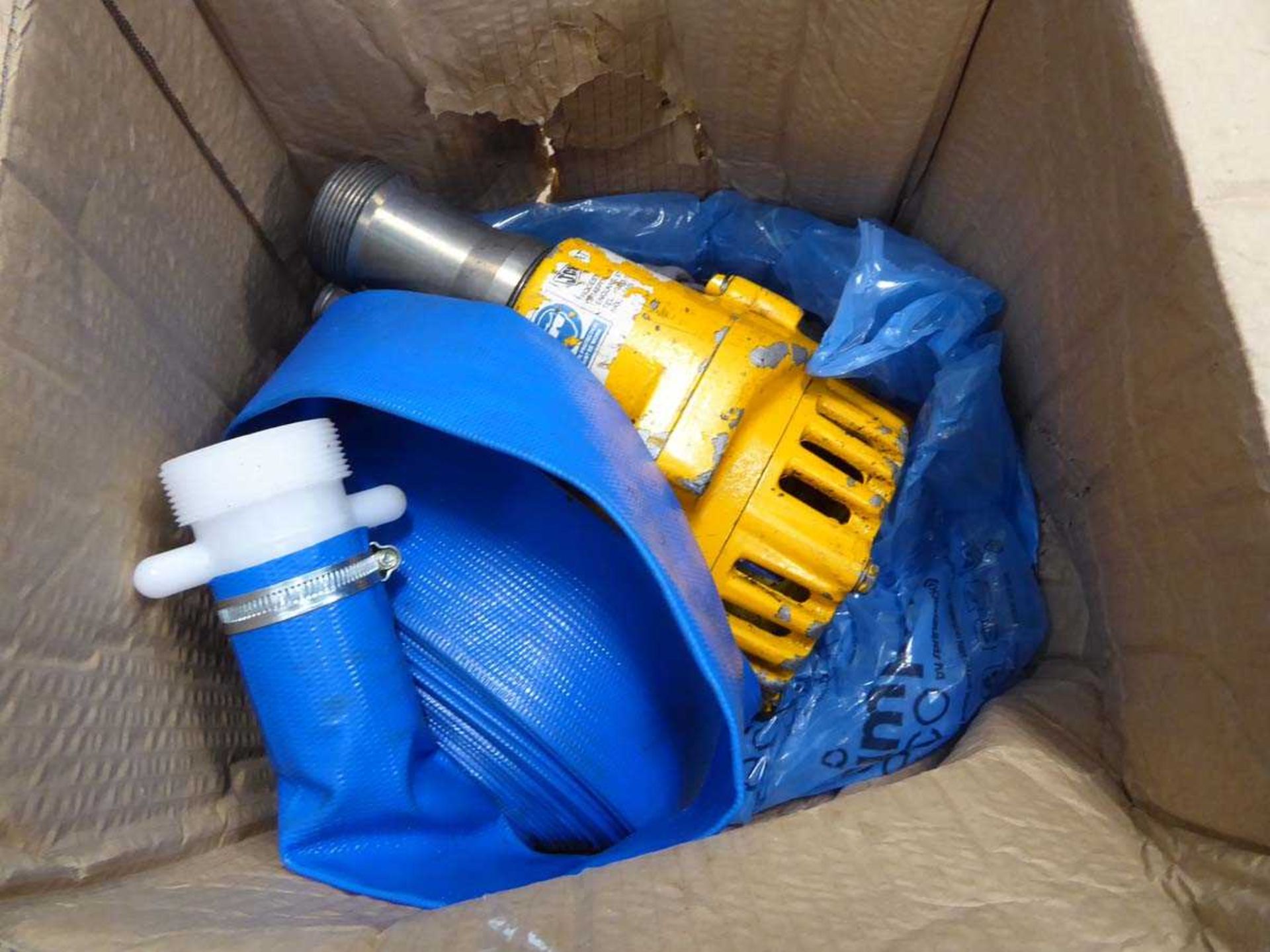 +VAT Hydraulic submersible water pump with lay flat hose
