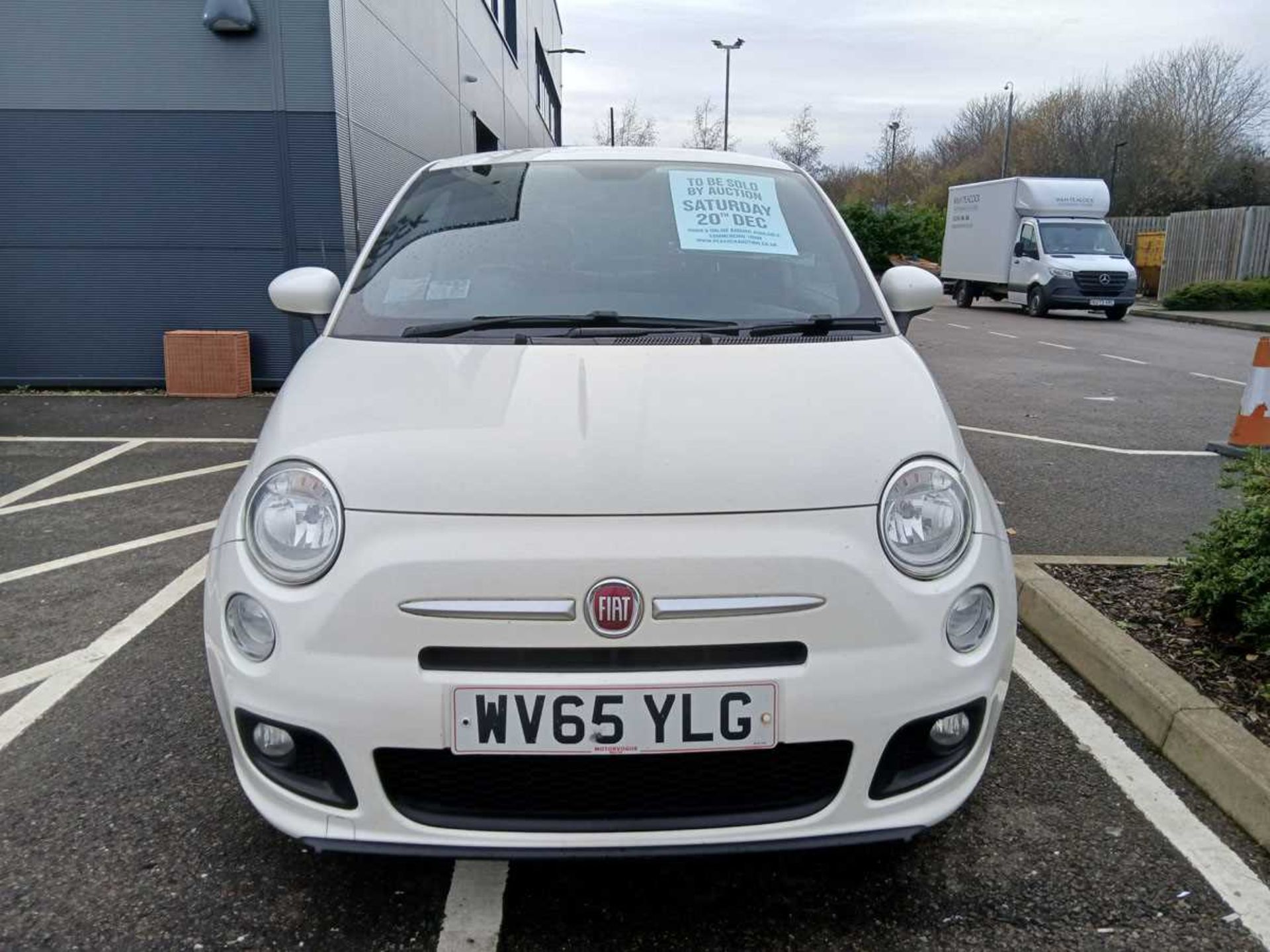 (WV65 YLG) 2015 Fiat 500 S 3-door hatchback in white, 1242cc petrol, 5 ...