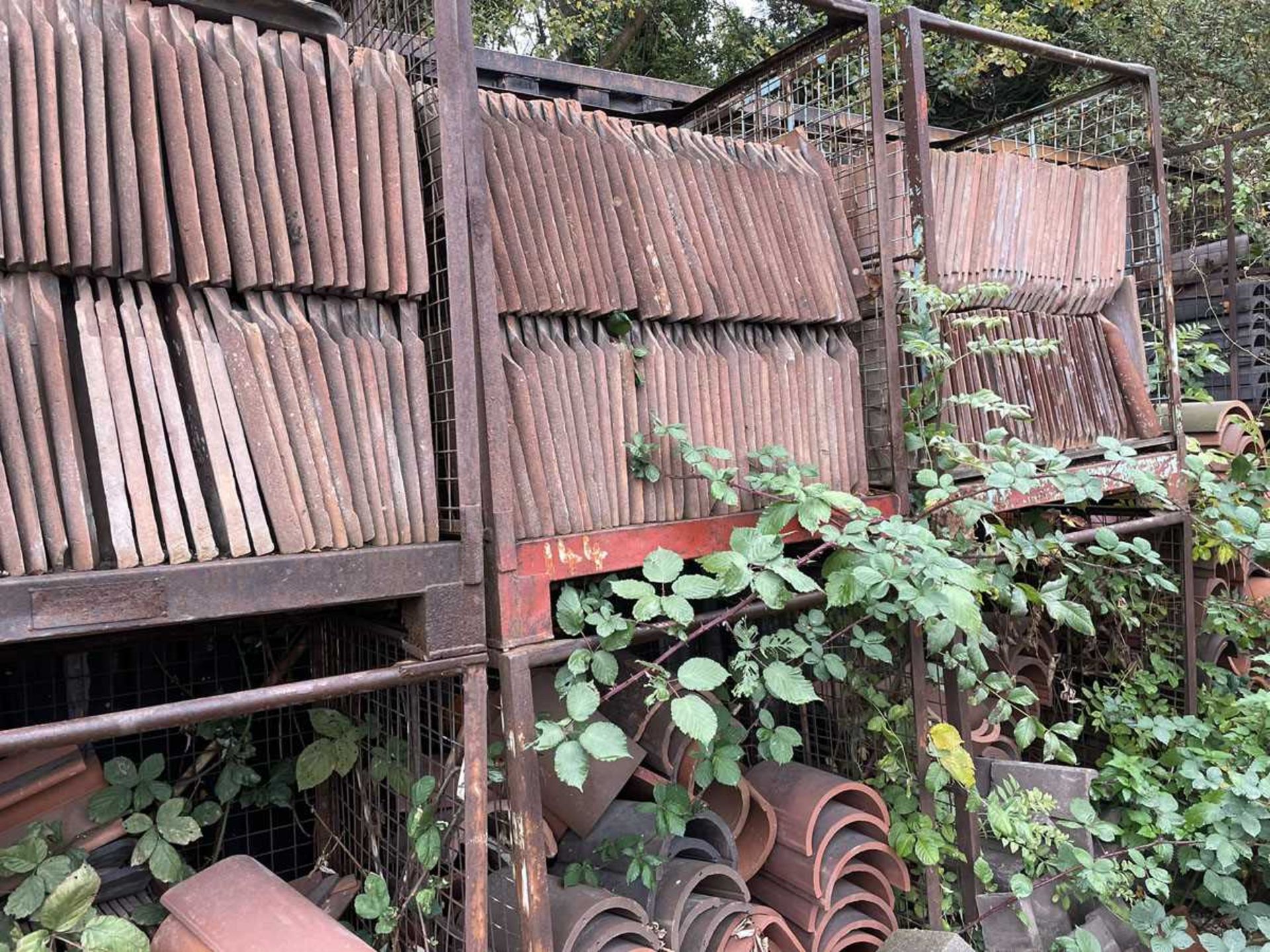+VAT A large quantity of reclaimed pantiles, ridge tiles, valley tiles ...
