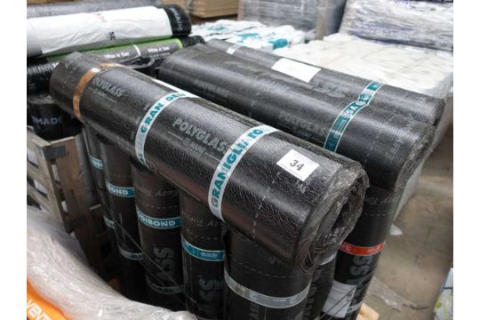 +VAT Pallet of approx. 23 rolls of Polyglass torch on felt