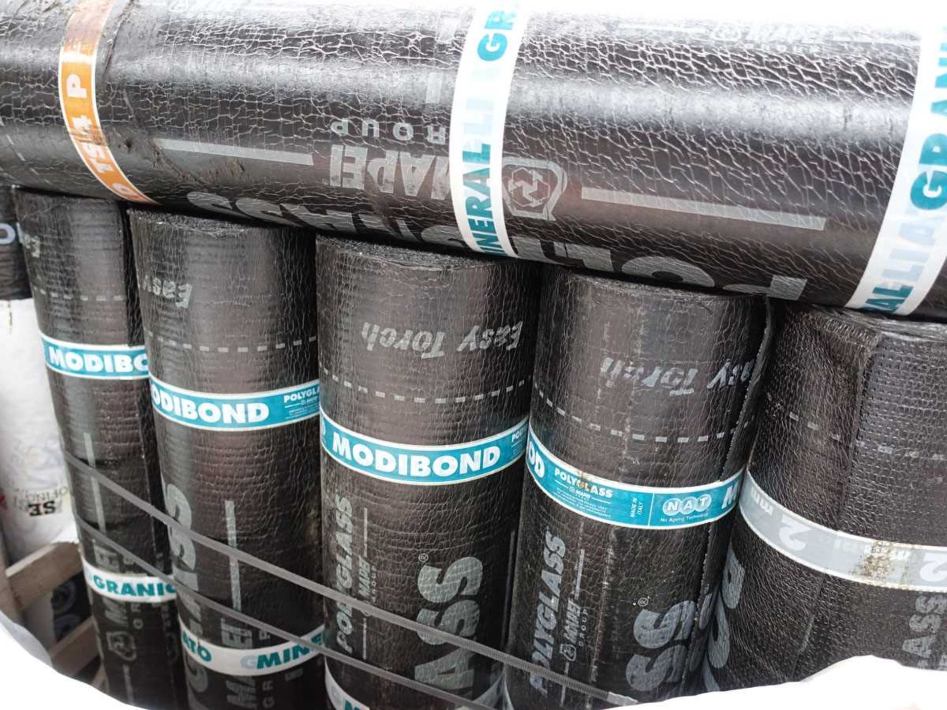 +VAT Pallet of approx. 23 rolls of Polyglass torch on felt