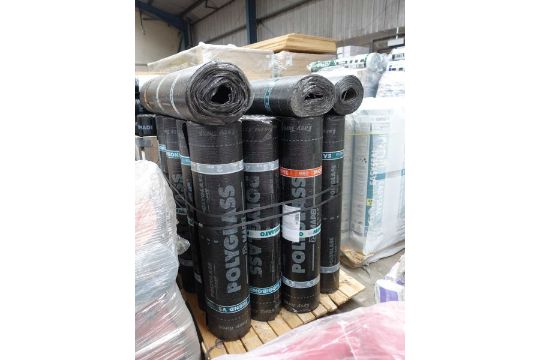 +VAT Pallet of approx. 23 rolls of Polyglass torch on felt