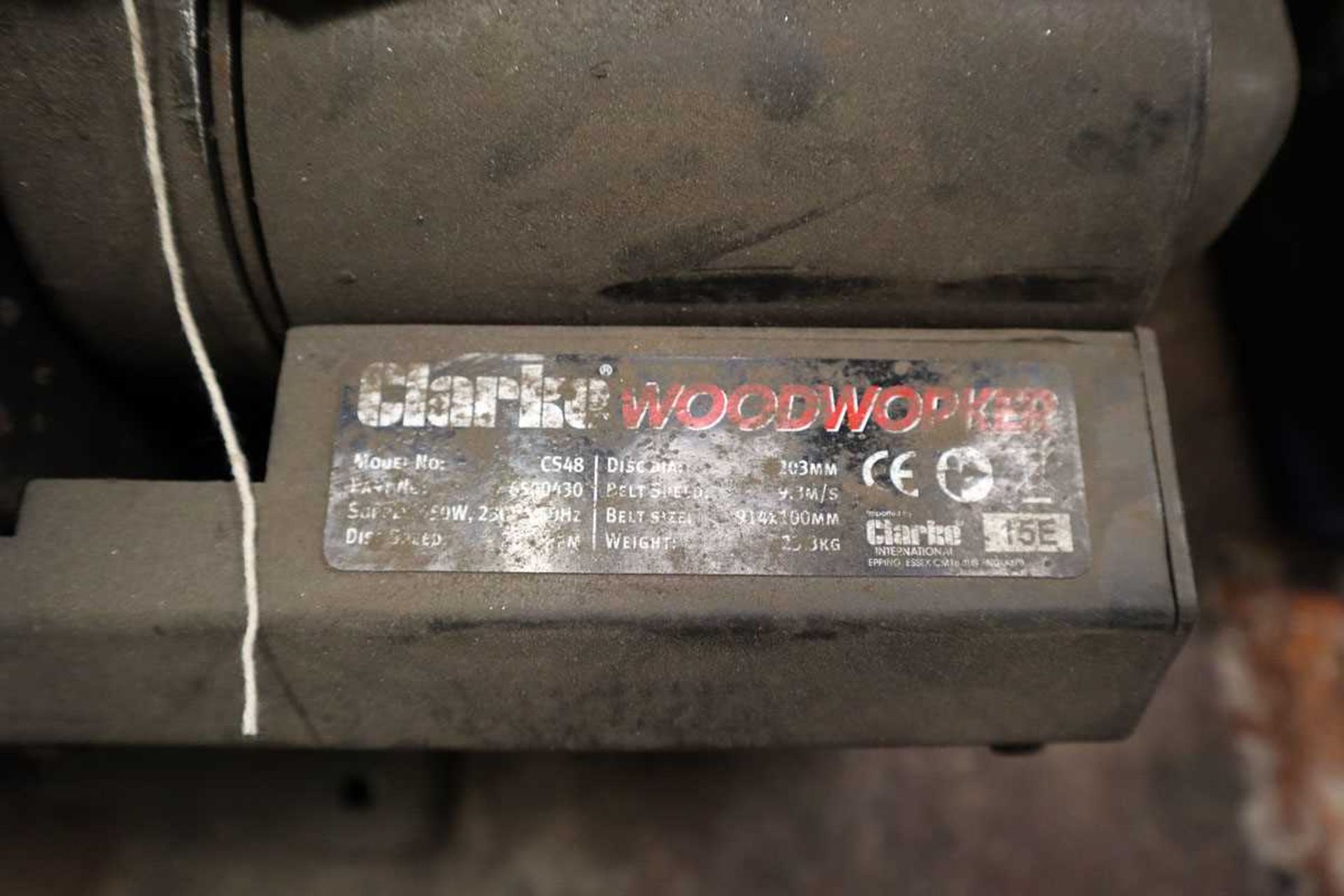 Clarke woodworker model CS48 disc and belt linisher/grinder, single ...