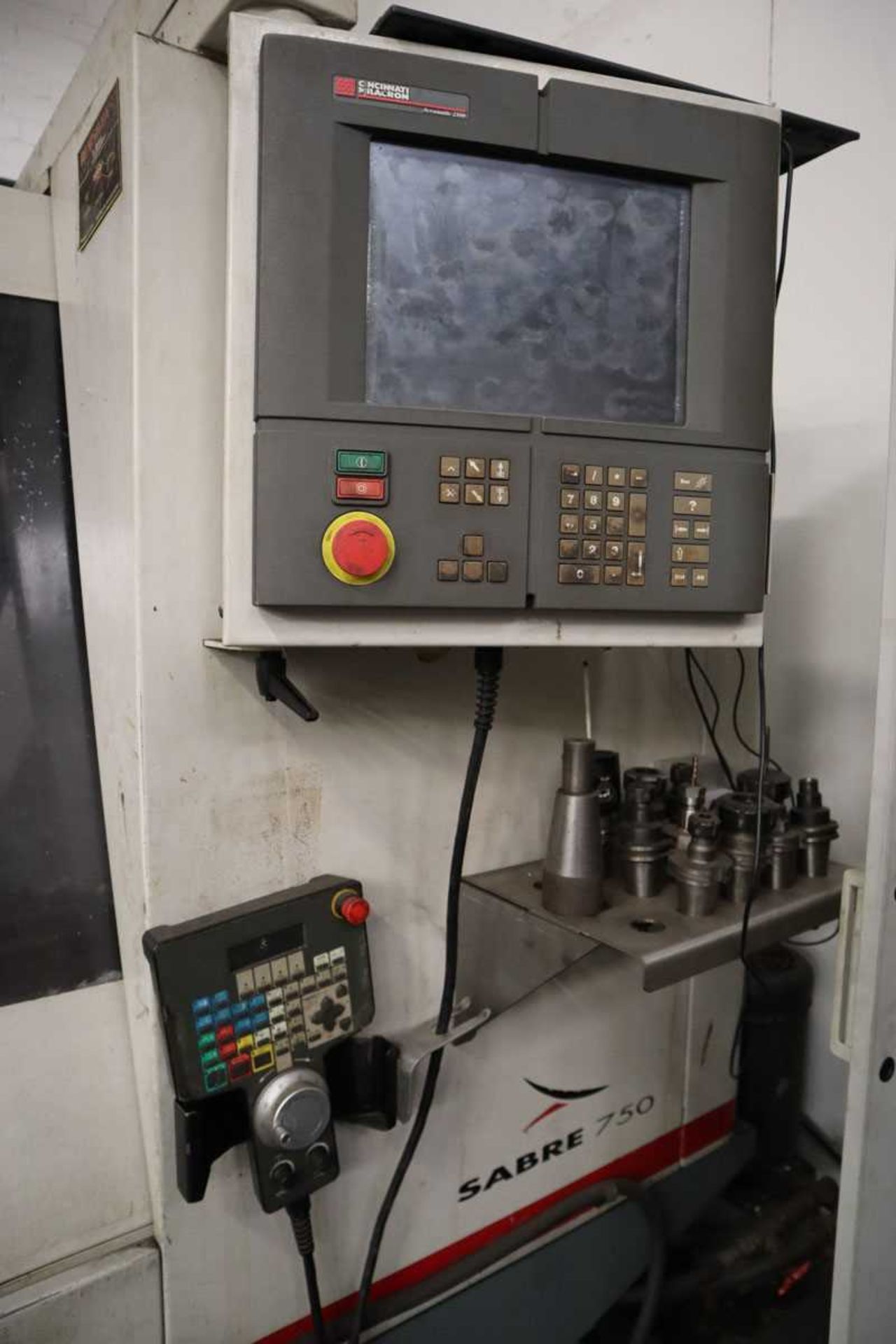 Cincinnati Milacron Sabre 750 CNC machining centre, together with an ...