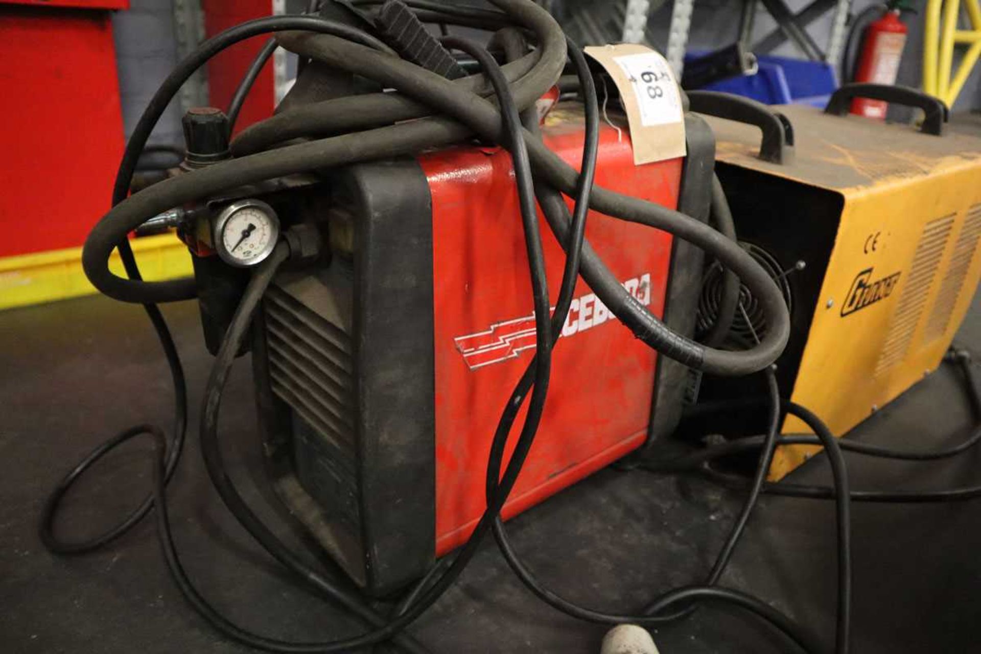 Cebora Power Plasma 3100 plasma cutter, together with a Giant TIG200P ...