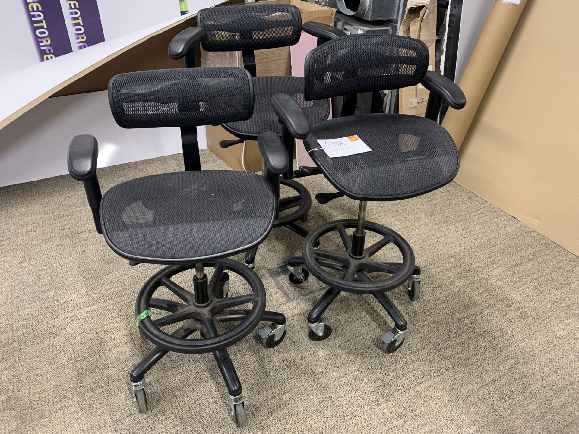 3 x Stealth Studio Engineer's Chairs