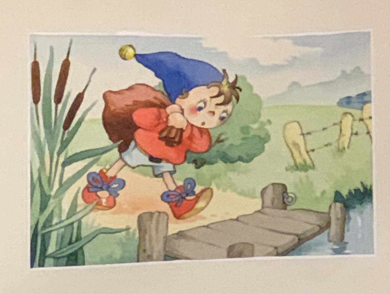 Title: Original Artwork For Noddy Book/Comic. 1/6 of A Page Unique Big ...