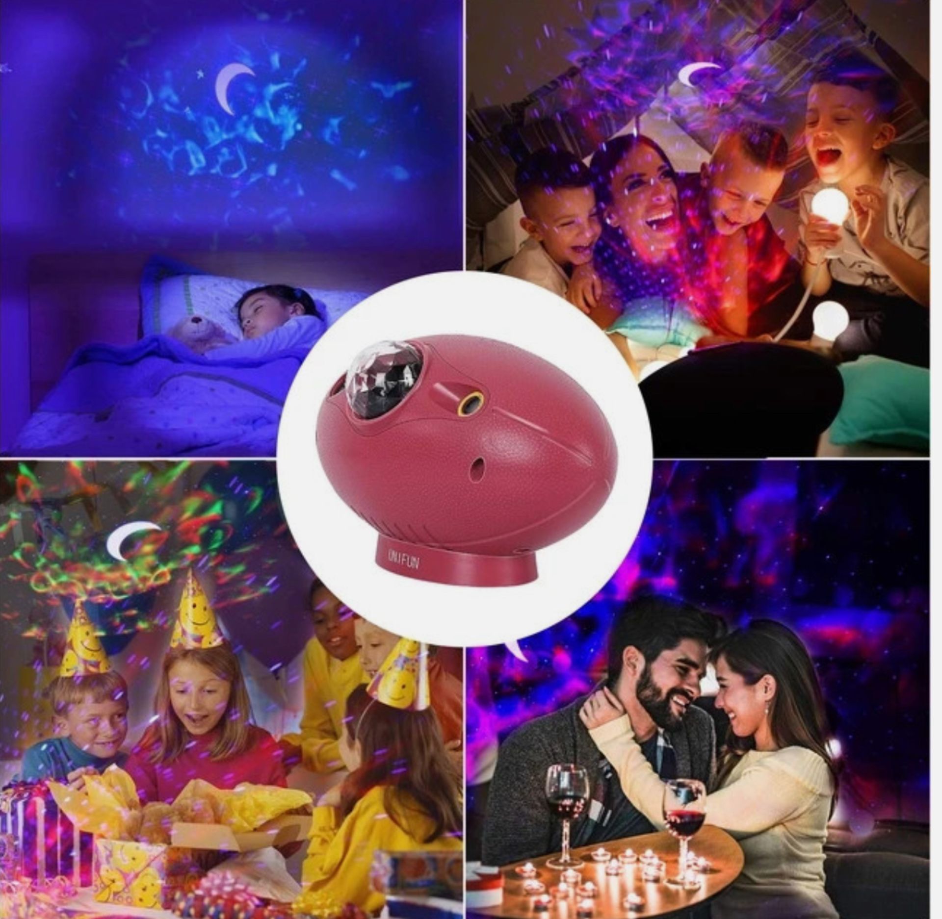Title: UniFun Star Light Galaxy Projector – 4-In-1 LED Nebula Cloud ...