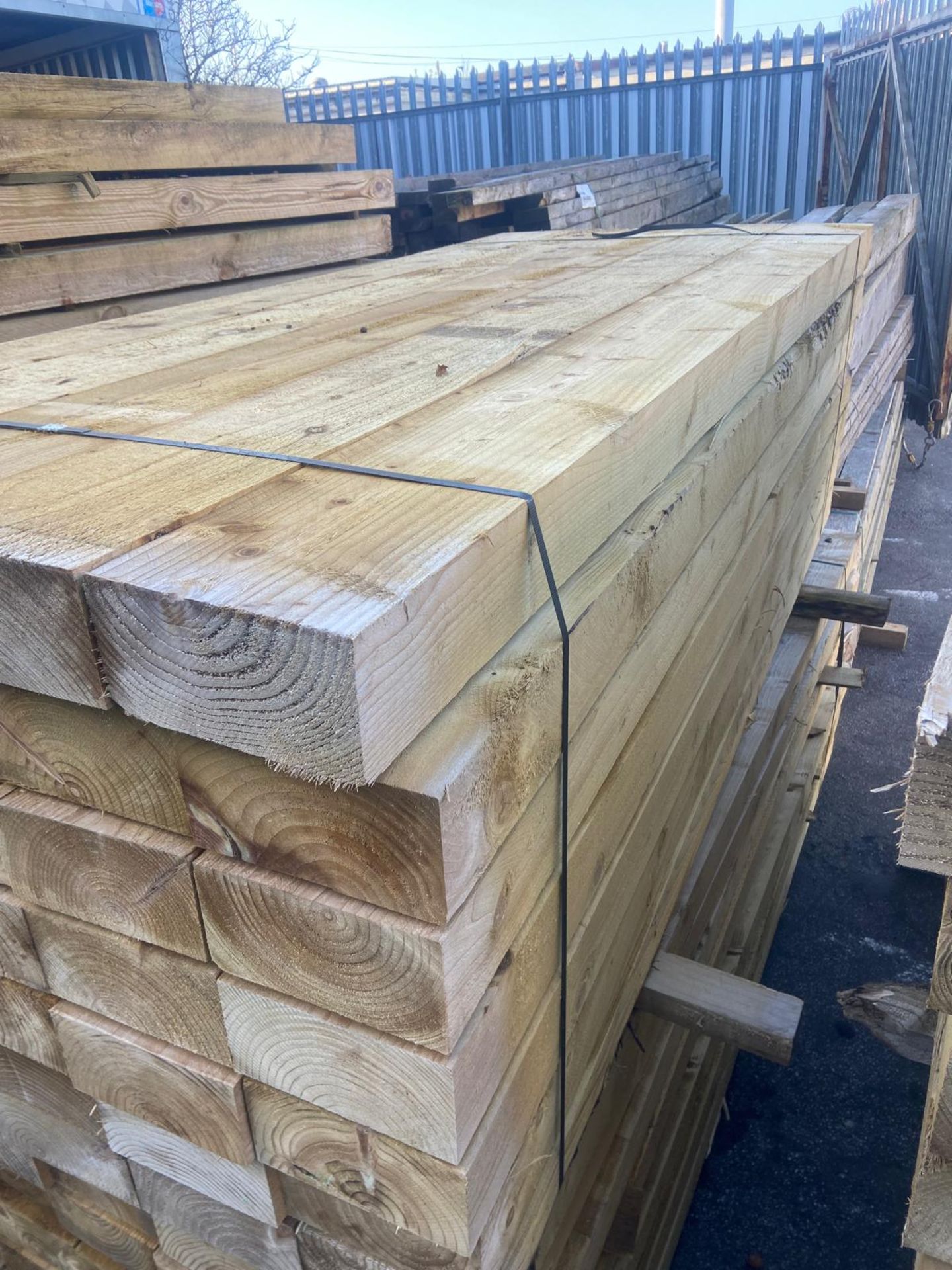 Title: Pallet of 35 Sleepers Treated 100mm x 200mm @2.4m ...