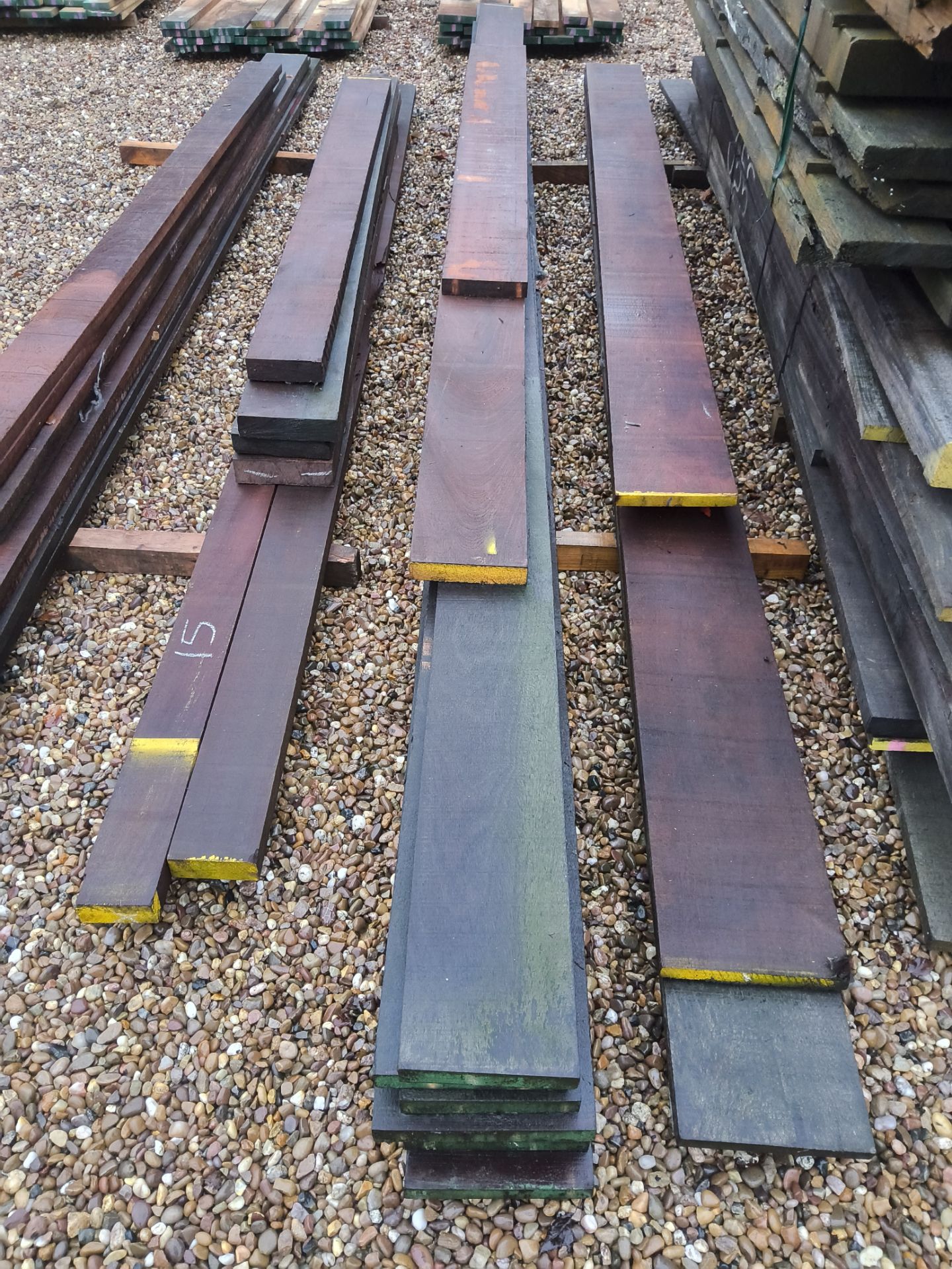 Title: 9x Hardwood Dry Sawn African Sapele Timber Boards / Planks ...