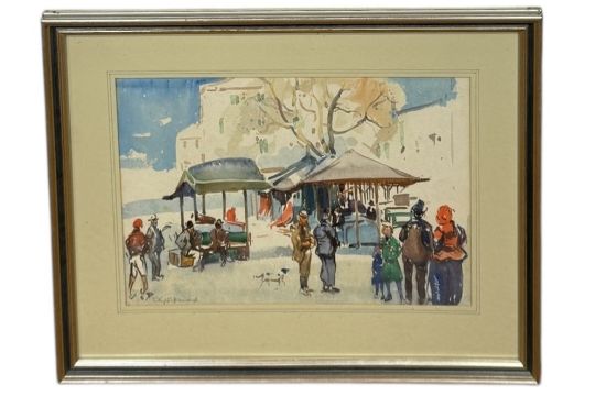 ARTHUR HENRY KNIGHTON-HAMMOND (ENGLISH, 1875-1970) WATERCOLOUR ON PAPER ...
