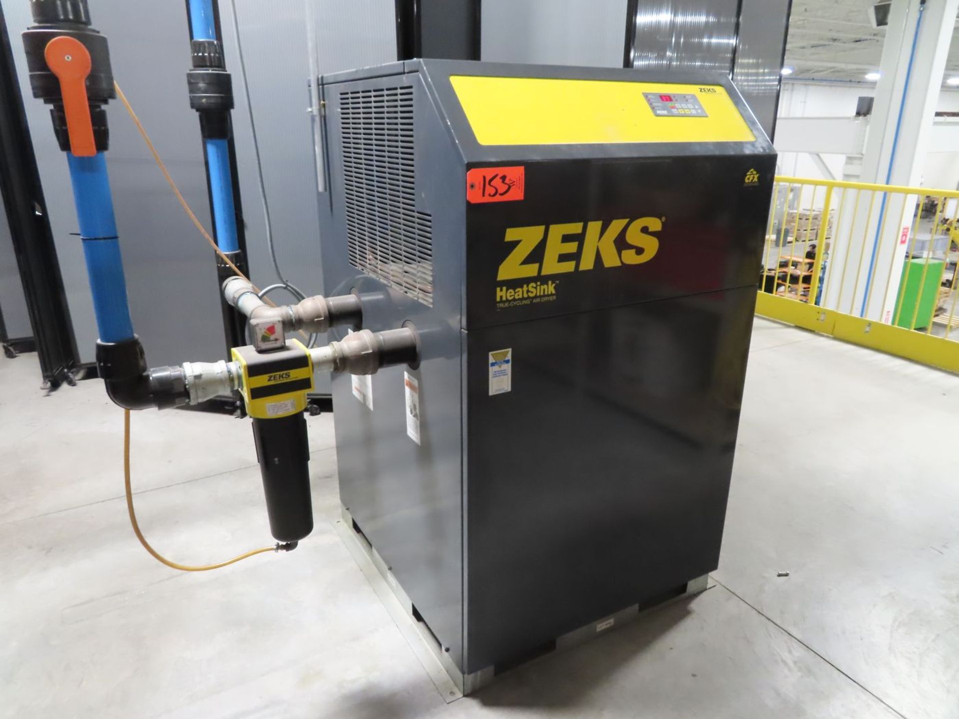 Zeks Model 500HSFA400 HeatSink Refrigerated Air Dryer, S/N: 531484; 300 ...