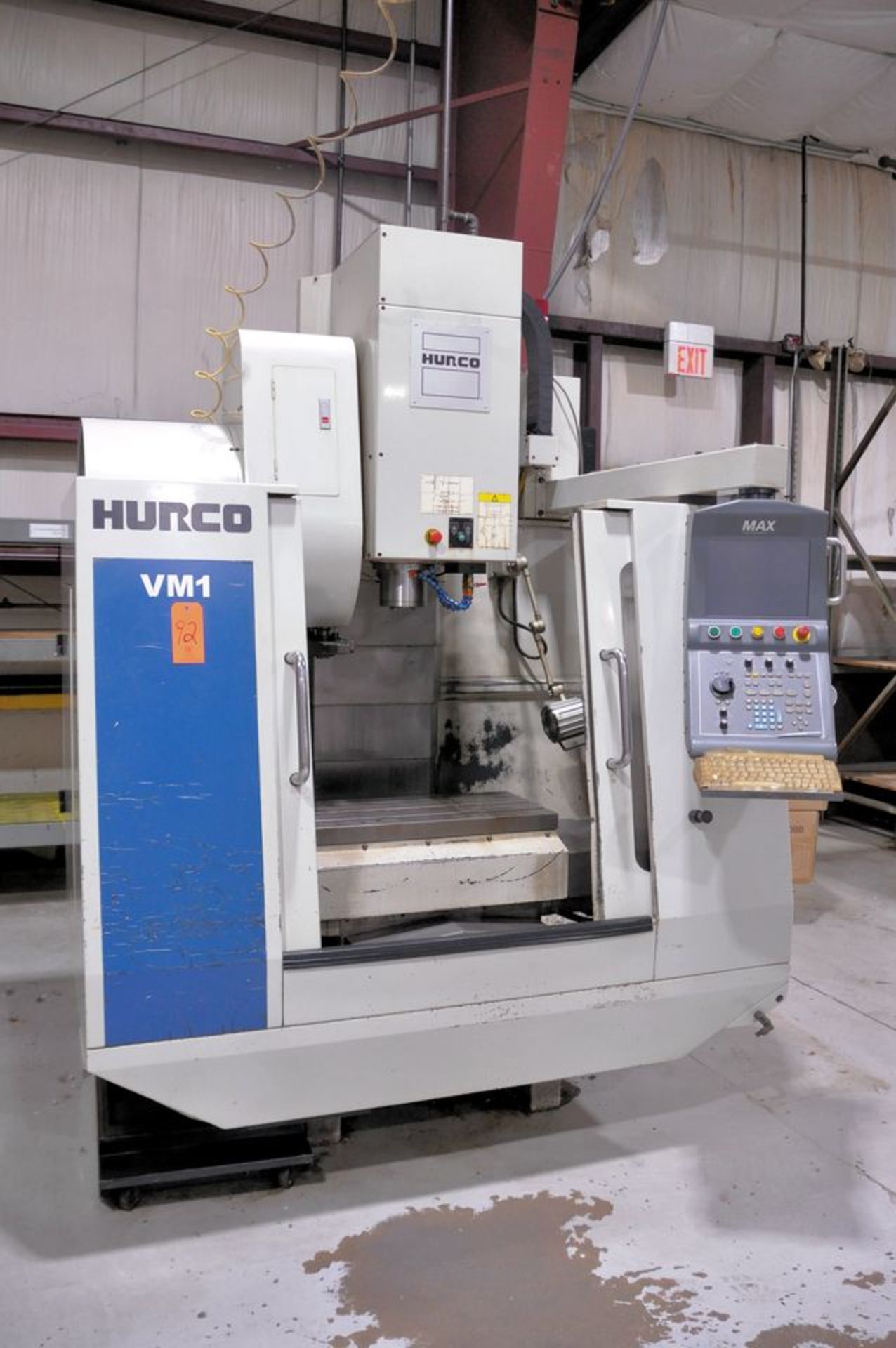 Hurco Model VM1 CNC Vertical Machining Center, Mfg. #: H-V10509 (2004 ...