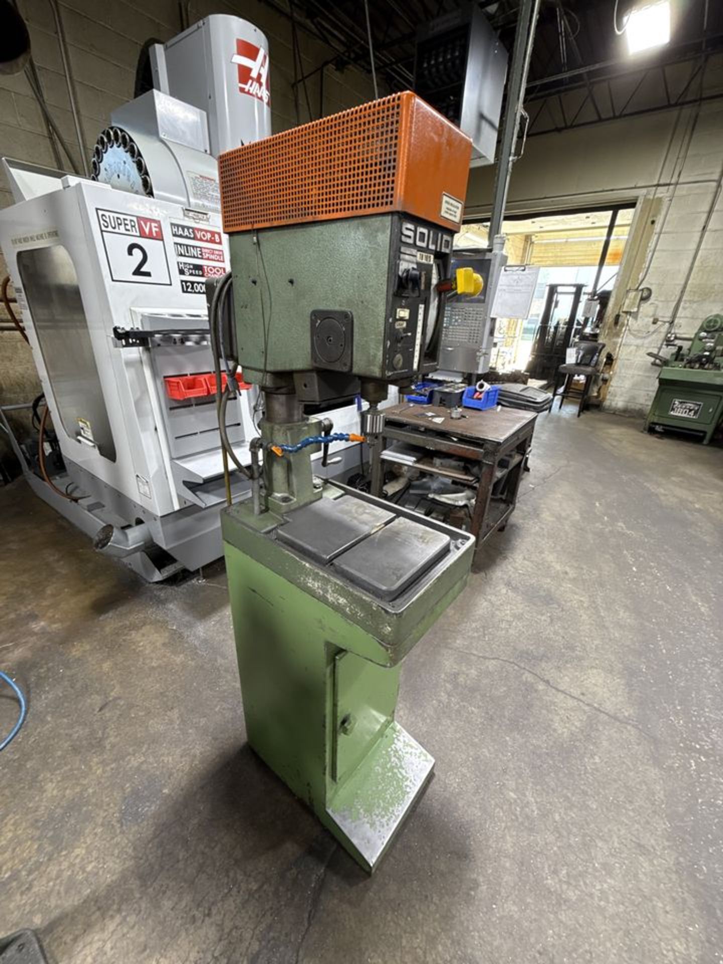Solid 18 in. Model TB 16 S Single Spindle Vertical Boring Machine, S/N ...