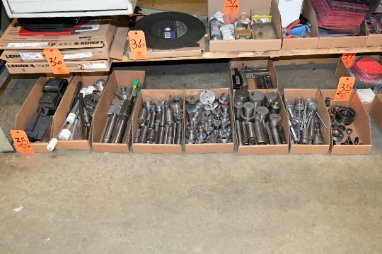 Lot - Grinding Arbors and Tooling, in (8) Boxes