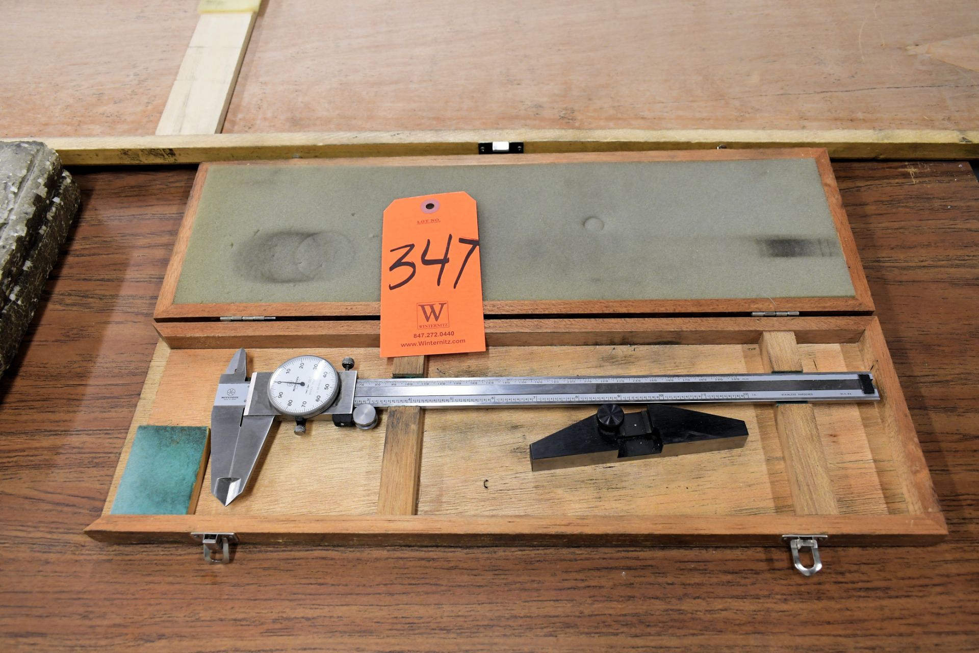 Mitutoyo 12 in. Dial Caliper; with Case