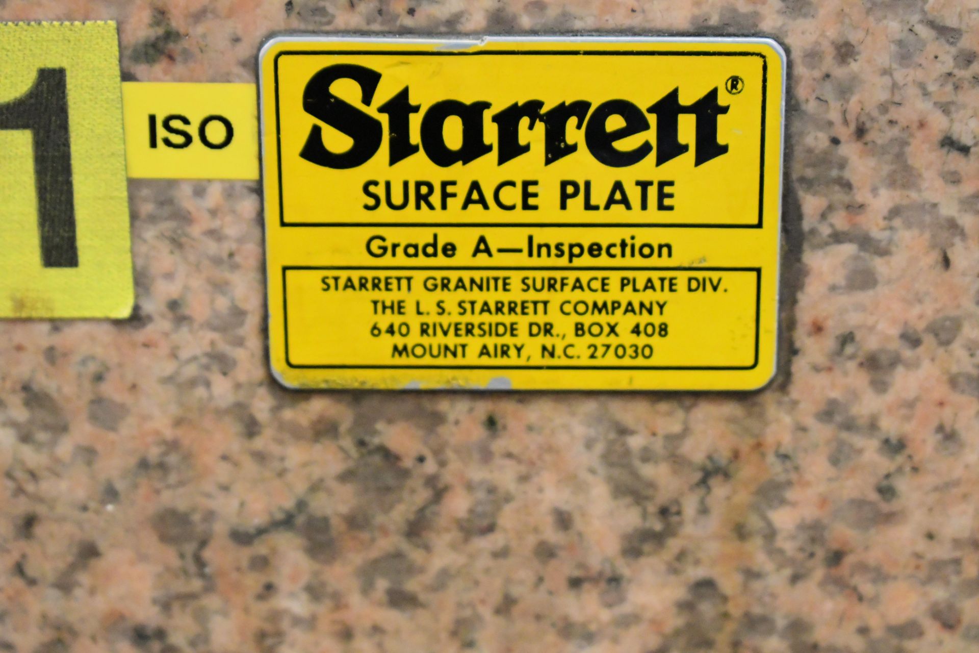 Starrett 24 in. x 36 in. x 6 in. with 3 in. Ledge Grade A Crystal Pink ...