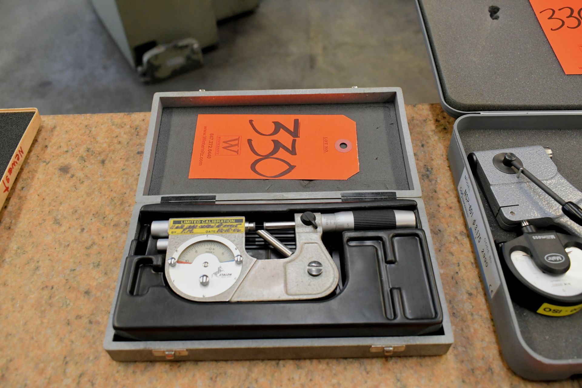 Lot - Etalon Dial Indicating Micrometer; with Mahr Federal 4 in. to 6 ...