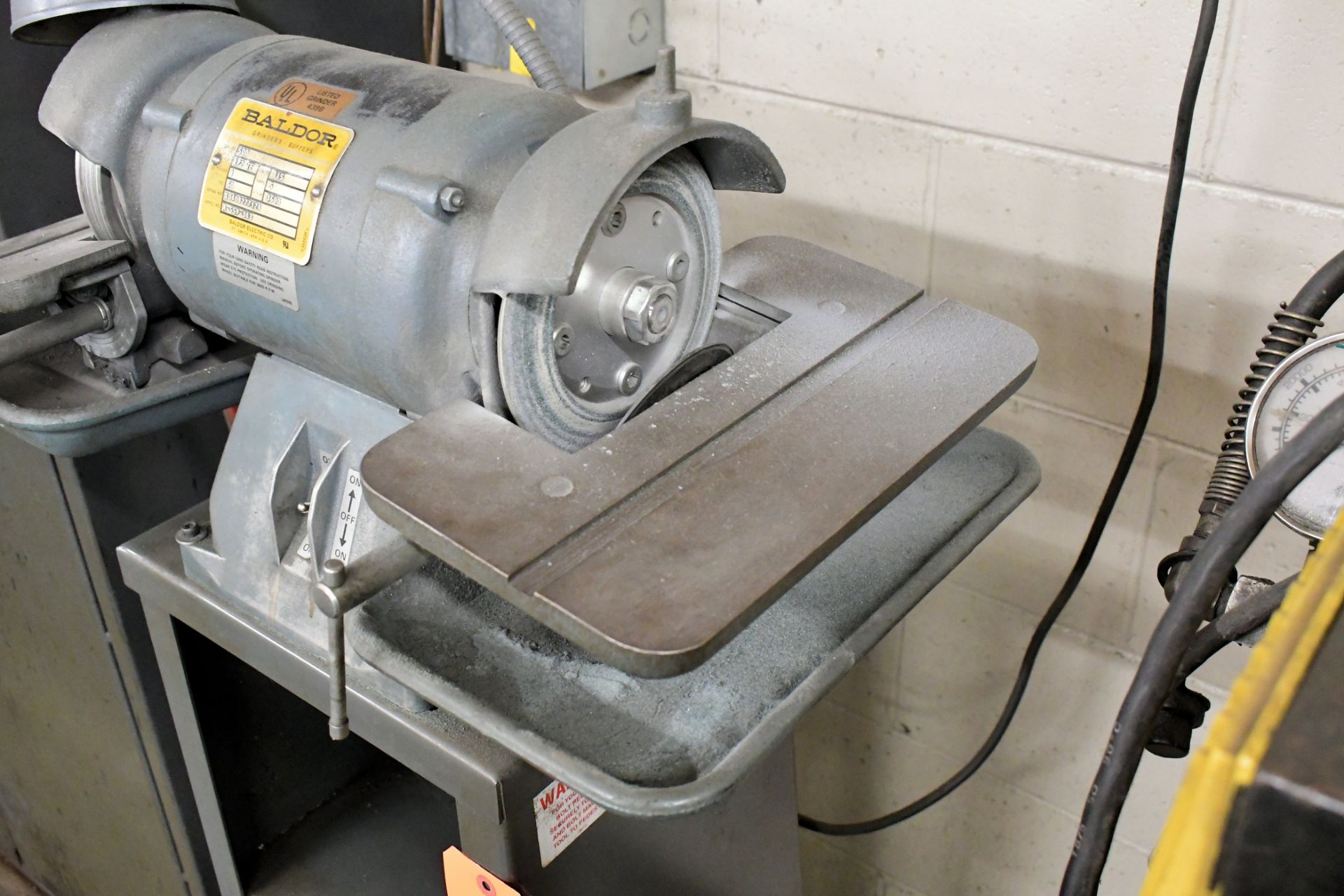 Baldor Electric 1/2 HP Model 500 Double End Bench Grinder, S/N ...