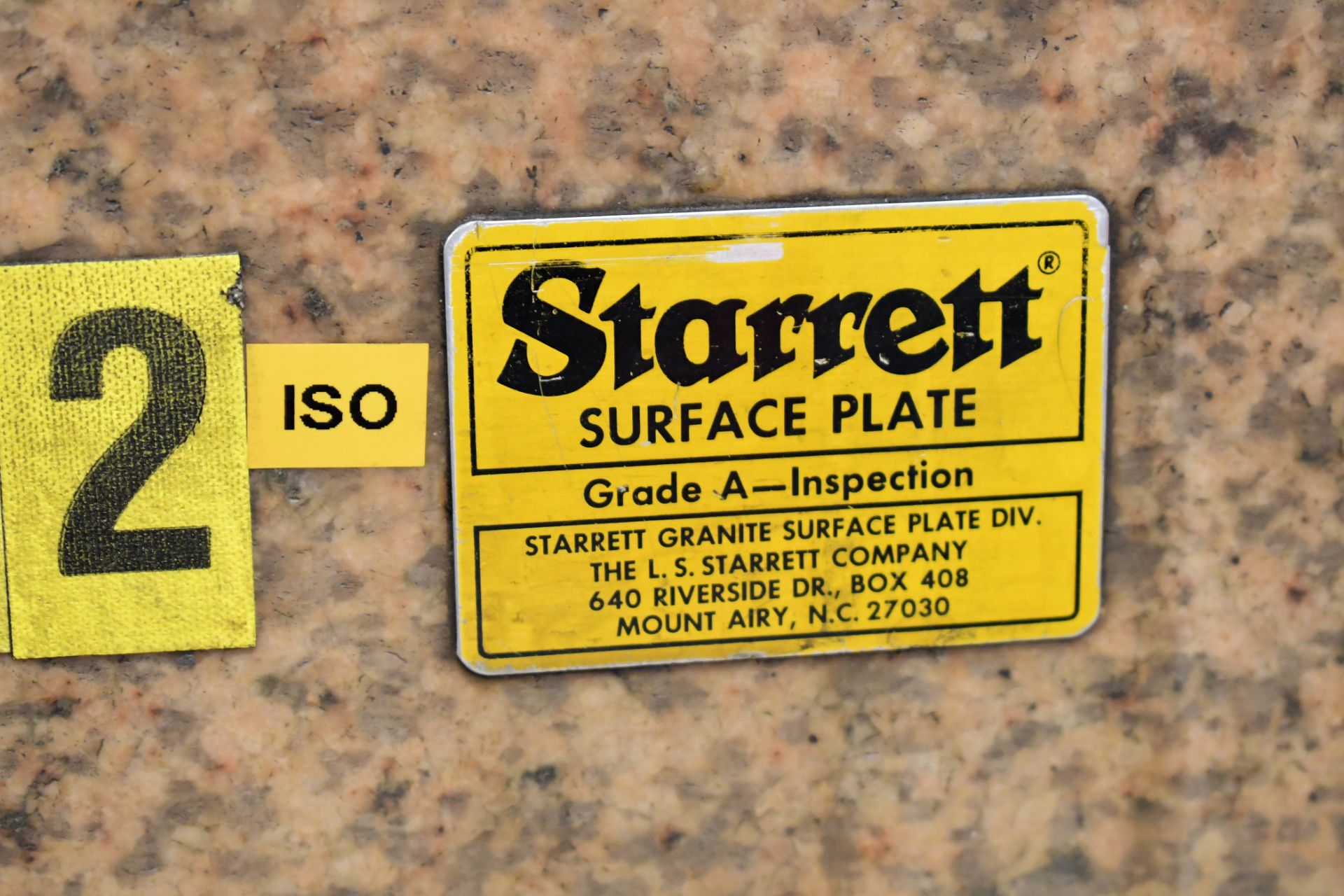 Starrett 24 in. x 36 in. x 6 in. with 3 in. Ledge Grade A Crystal Pink ...