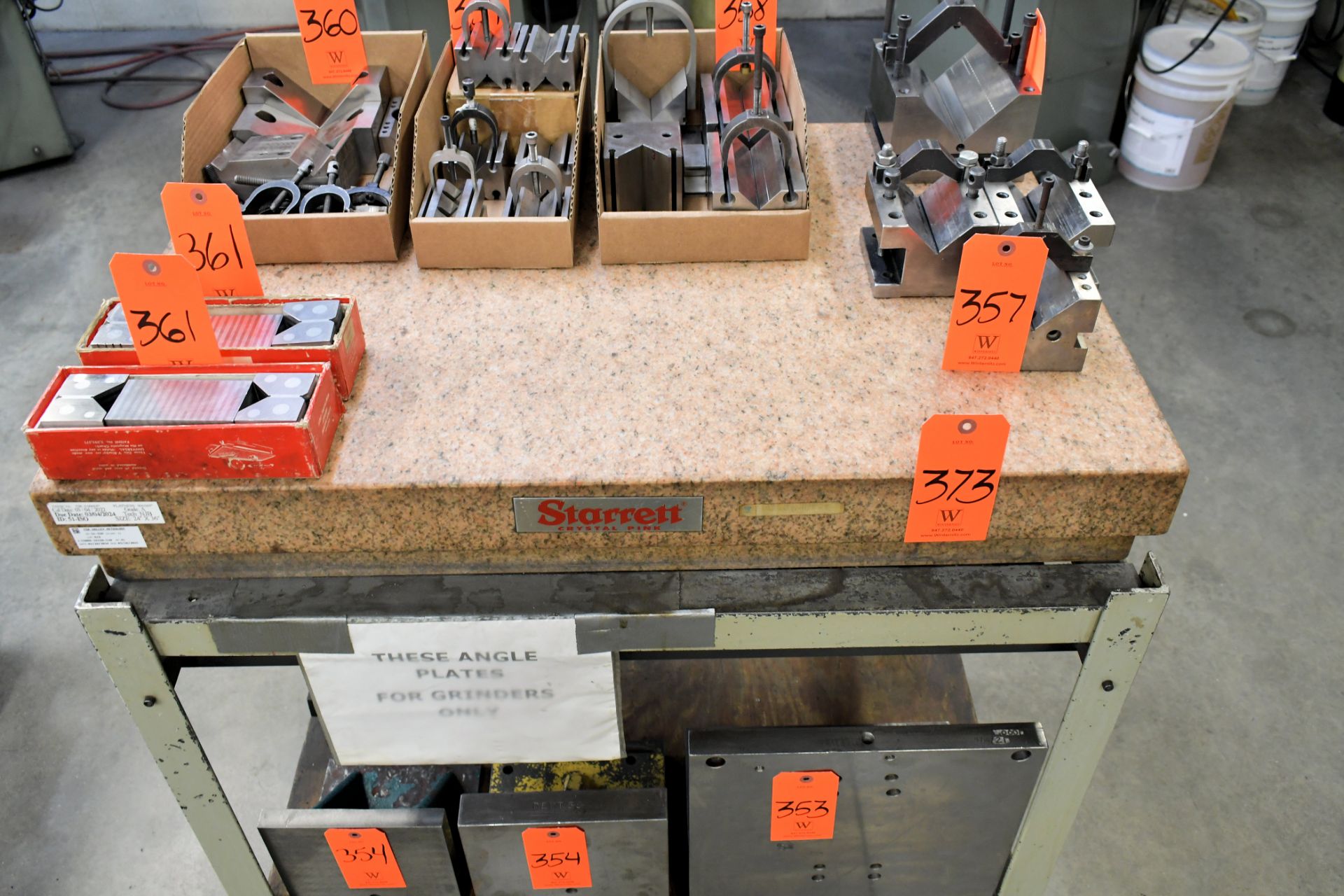 Starrett 24 in. x 36 in. x 6 in. with 3 in. Ledge Grade A Crystal Pink ...