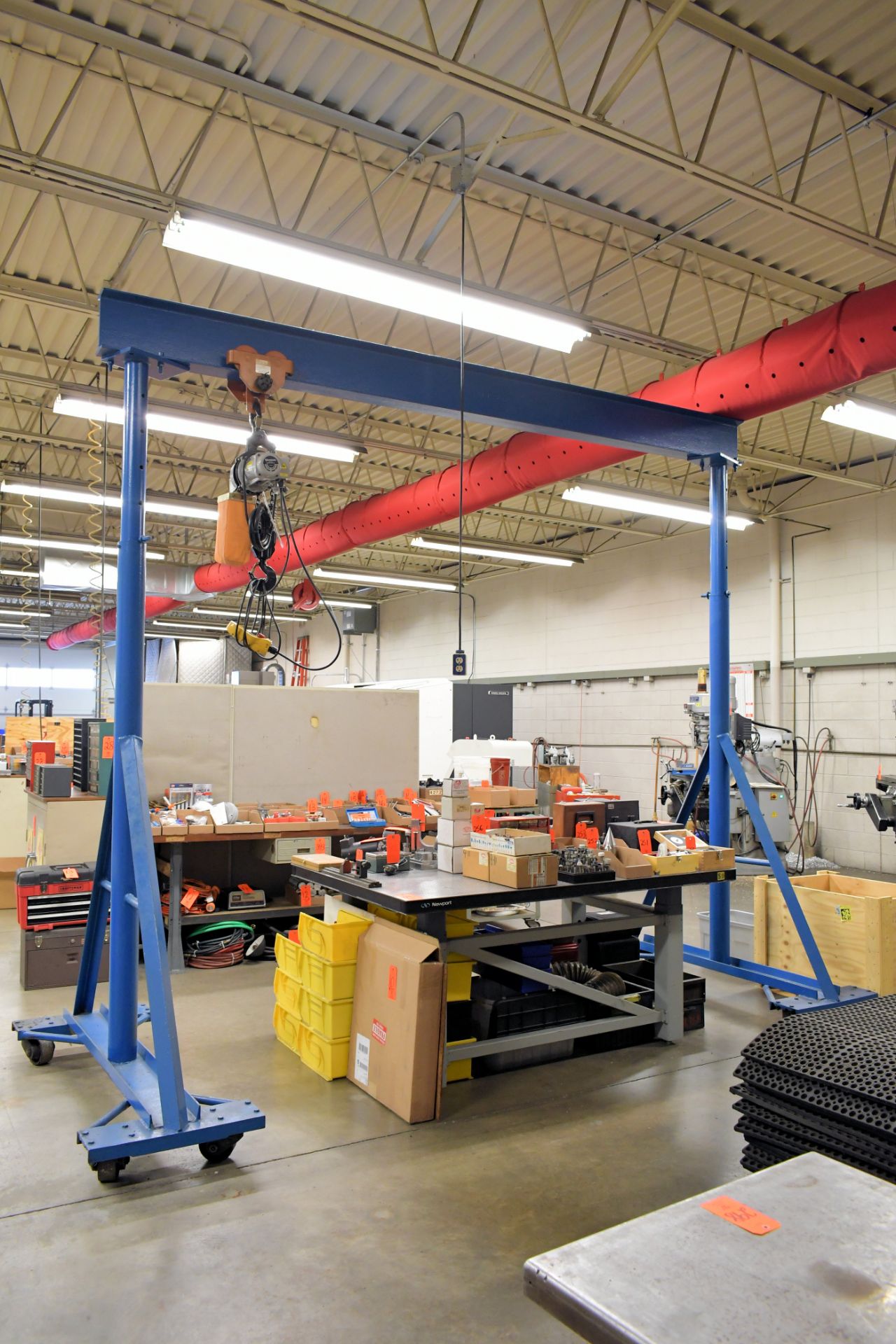 Strongway 11 ft. wide (approx.) Adjustable Height Portable A-Frame ...