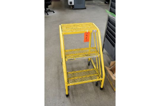 Lot - Husky 6 ft. Fiberglass Step Ladder; with 450-lb. Capacity 3 ft ...