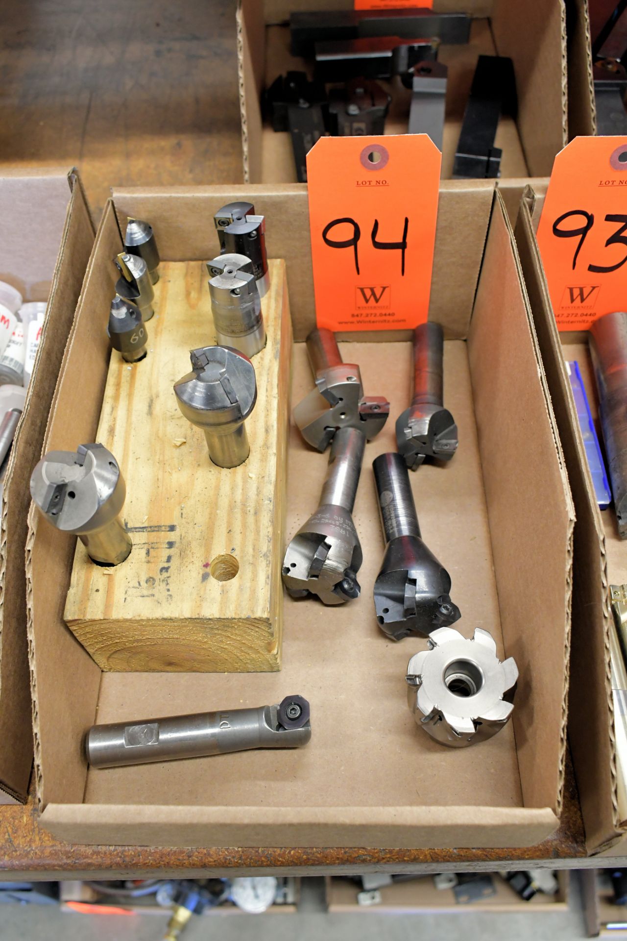 Lot - Indexable End Mills, in (1) Box