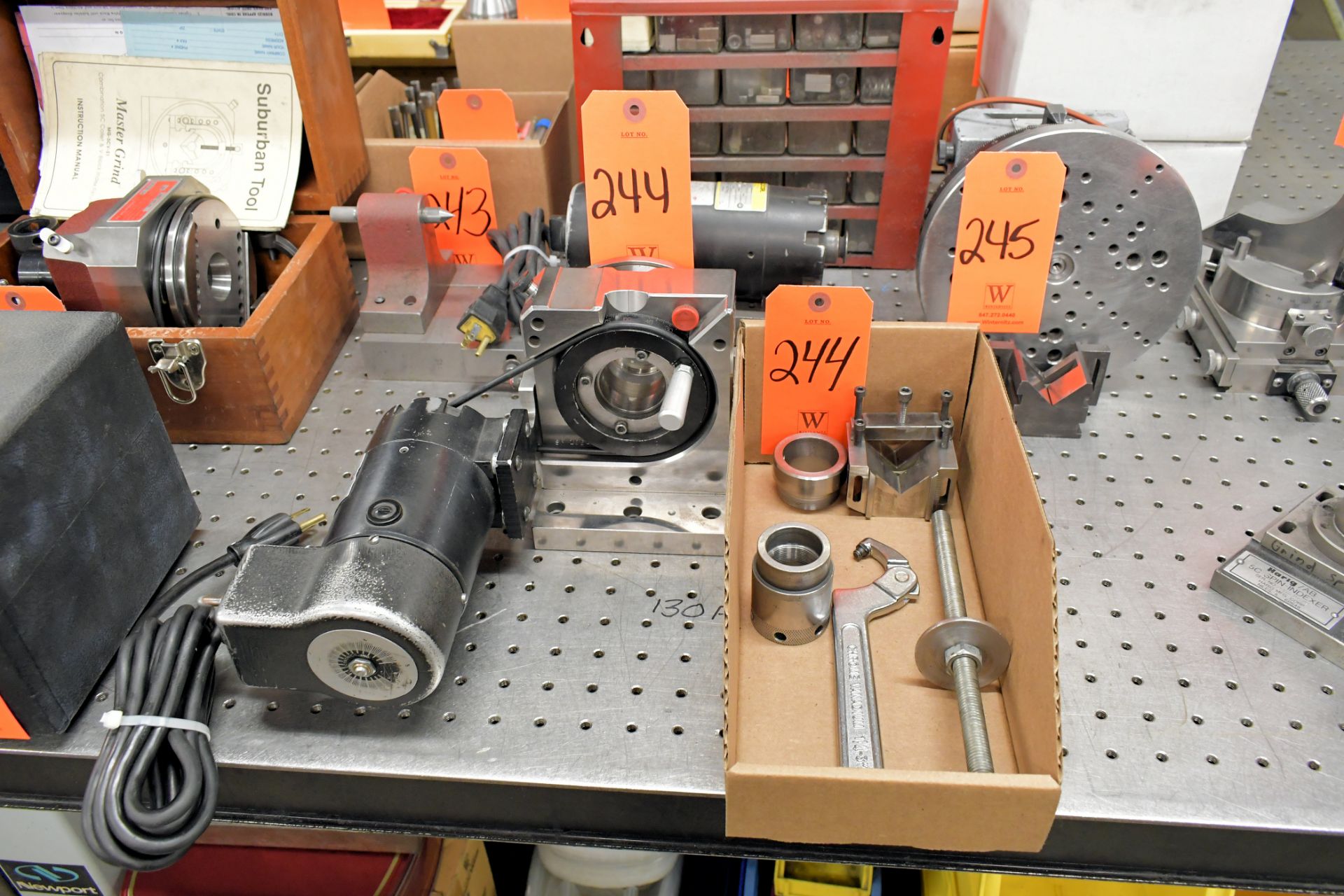 Motorized Spin Index Grinding Fixture;