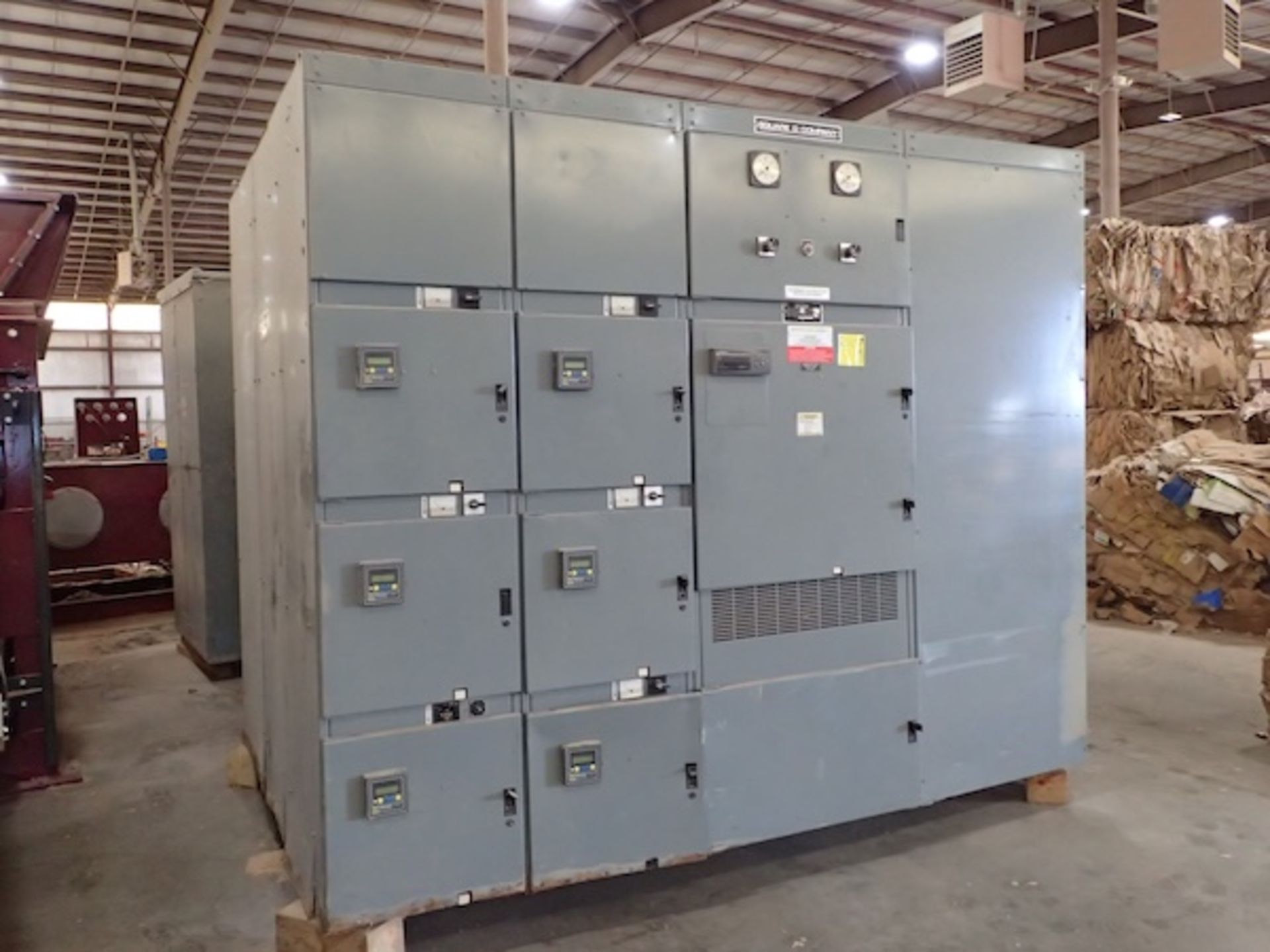 Square D Company 4,000 AMP Power-Zone III Switchgear Cabinet; with ...
