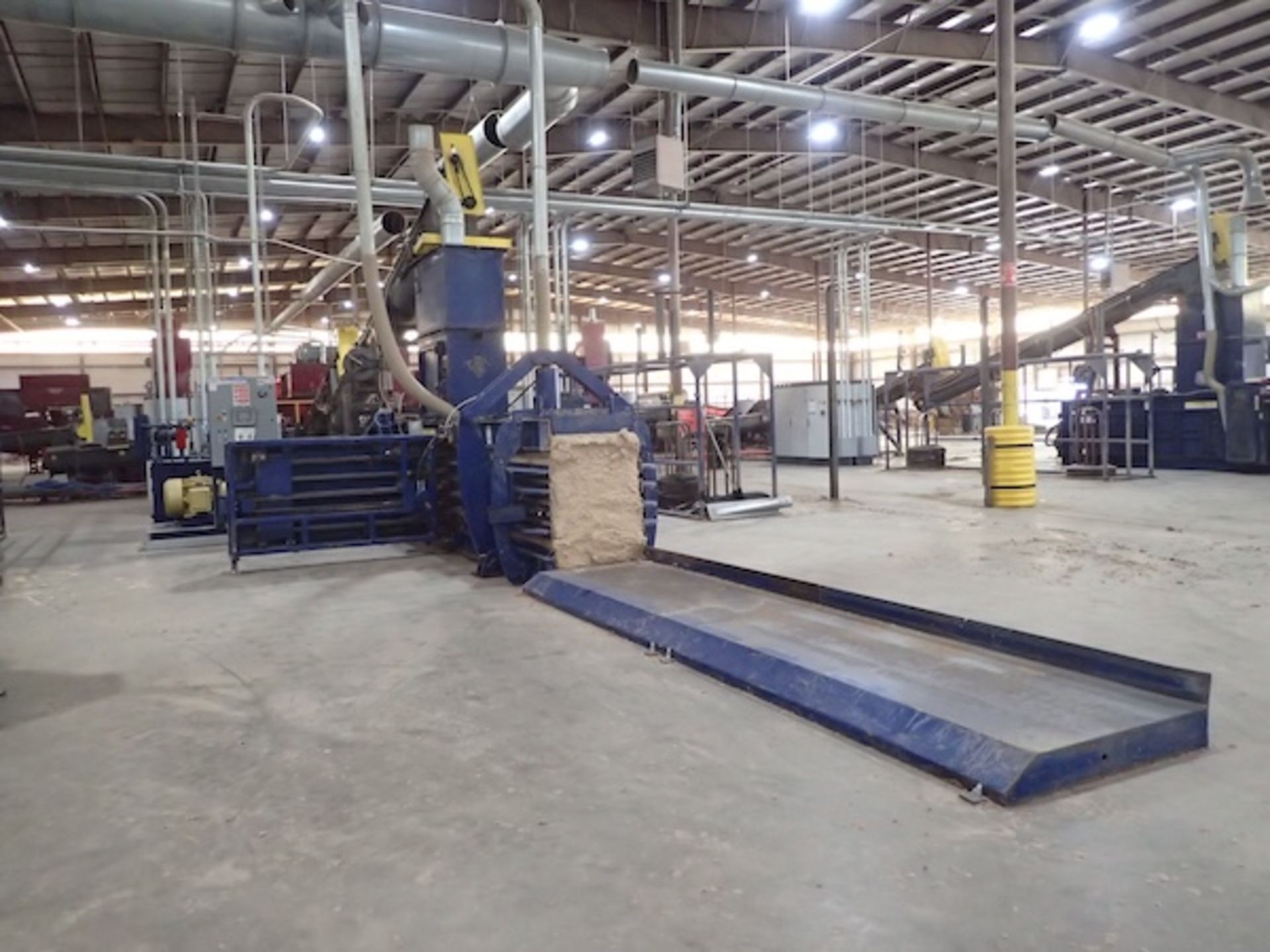 Max-Pak 75-HP Model HOE2850-759AR Horizontal Open End Baler, S/N ...