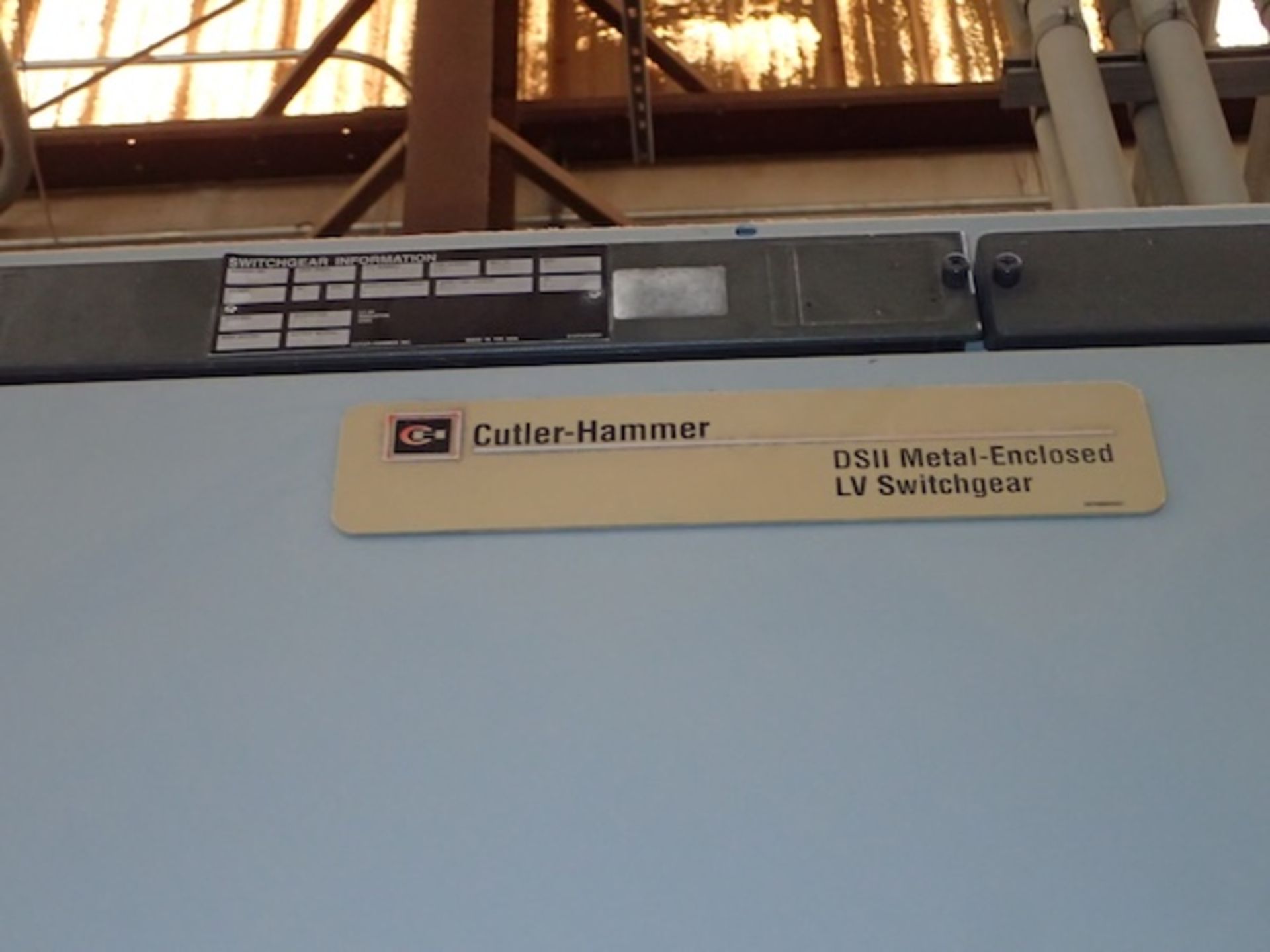 Cutler-Hammer 4,000 Amp Model DP- 4000 DSII Metal-Enclosed LV ...