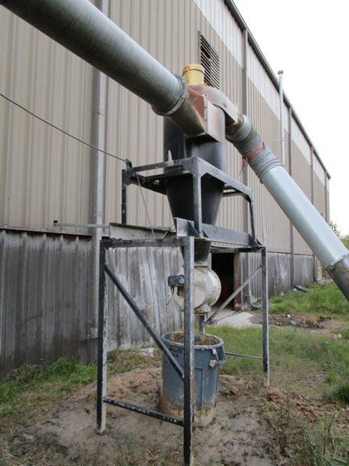 Lot - (2) 10-HP Cyclone Dust Collectors & (2) Material Seperator ...