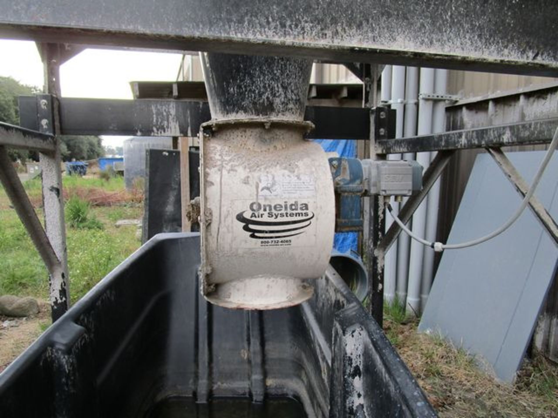 Lot - (2) 10-HP Cyclone Dust Collectors & (2) Material Seperator ...