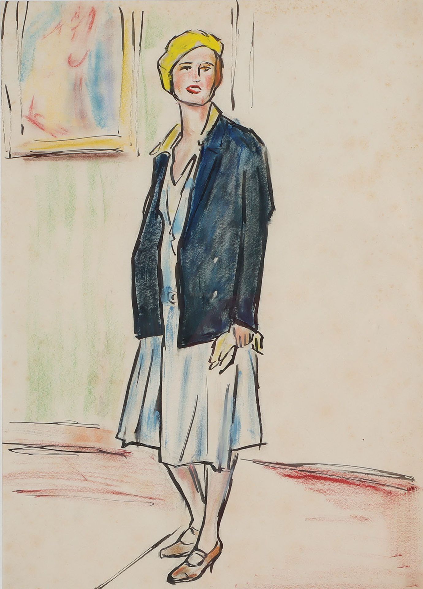 KARL SCHELD Lich/Oberhessen 1895 - 1936 Darmstadt: Junge Frau mit ...