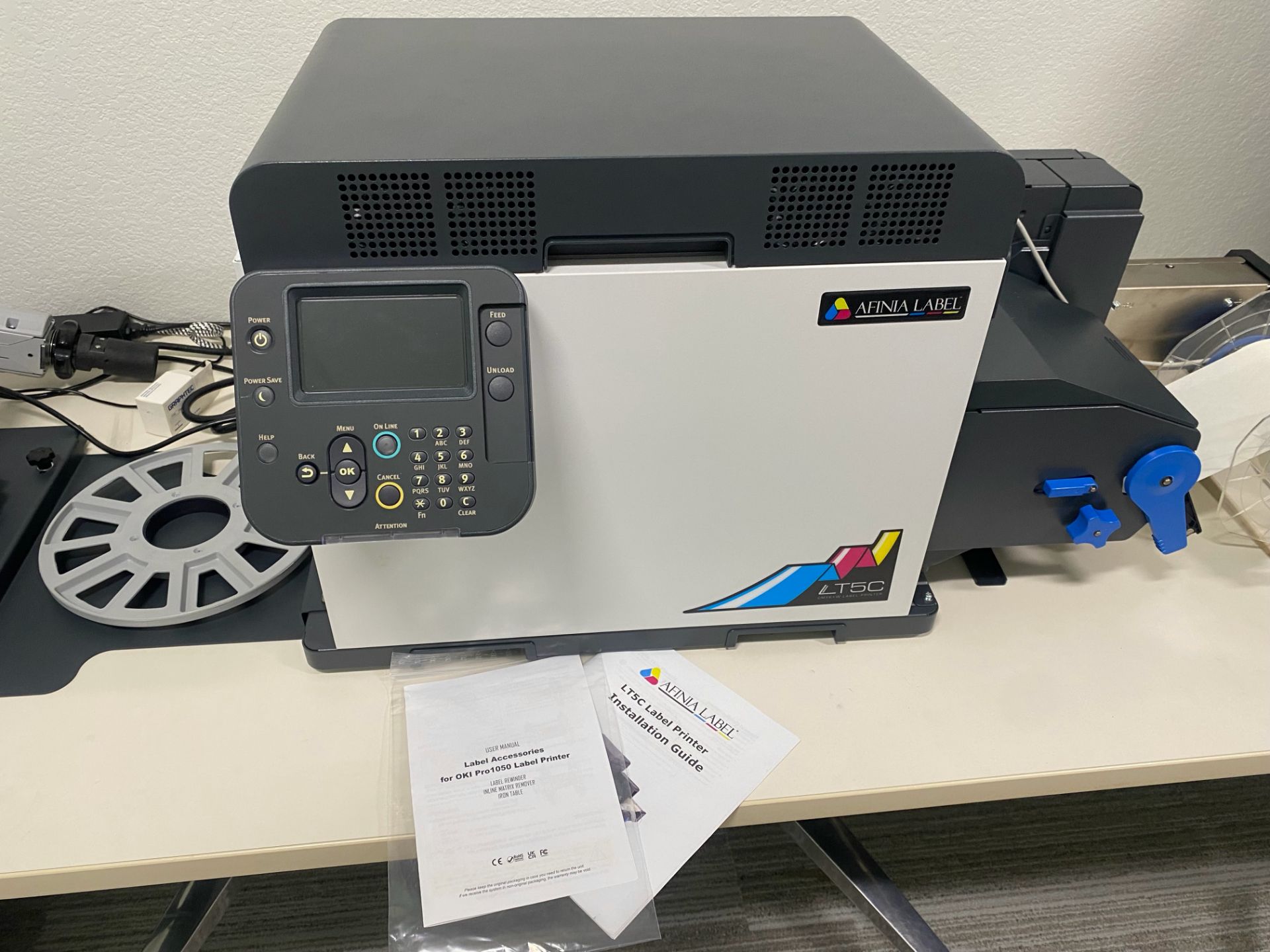 LOCATED IN TROPHY CLUB, TX- Used Afinia DLF-140S Digital Label Finisher ...