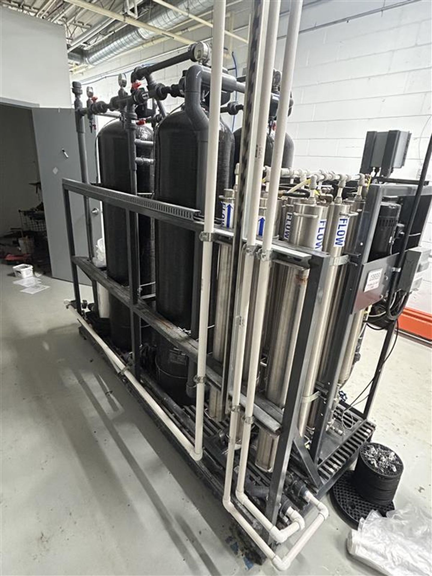 LOCATED IN LAPEER, MI- Used Hydrologic Commerical 4-Membrane Reverse ...