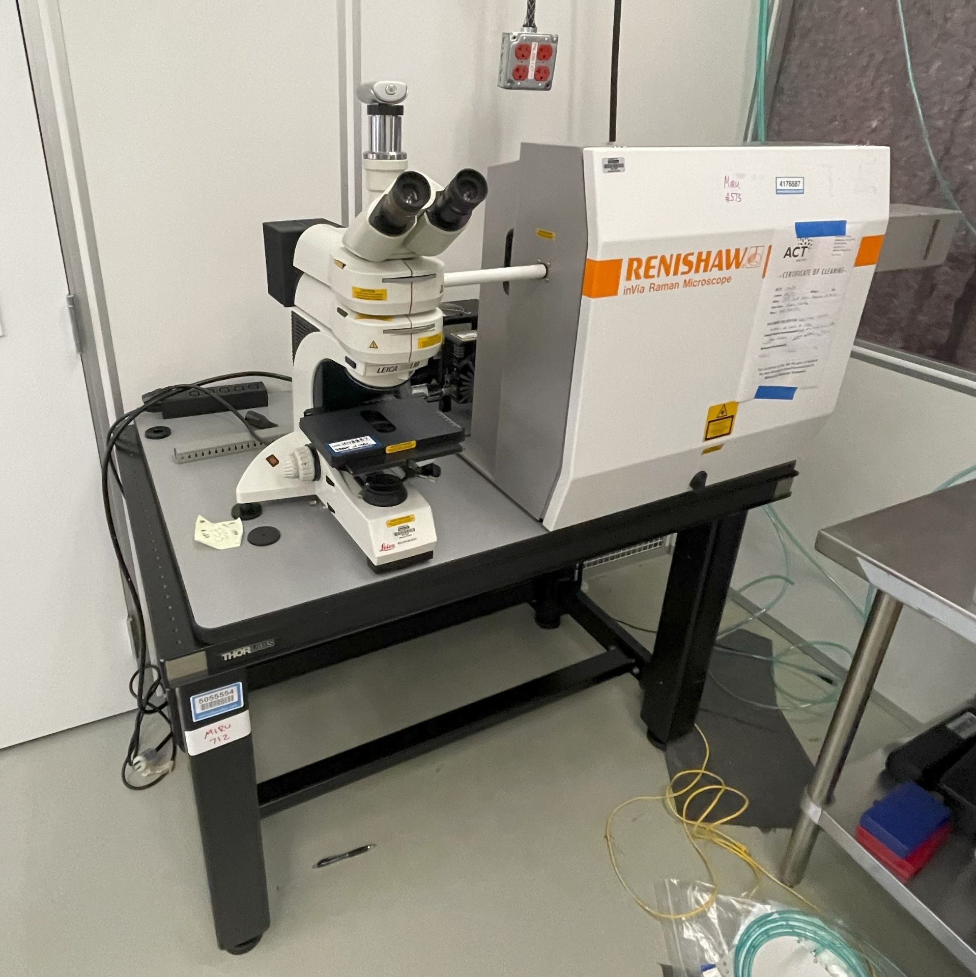 LOCATED OF VANCOUVER, BC CANADA- Used Renishaw inVia Basis Raman ...