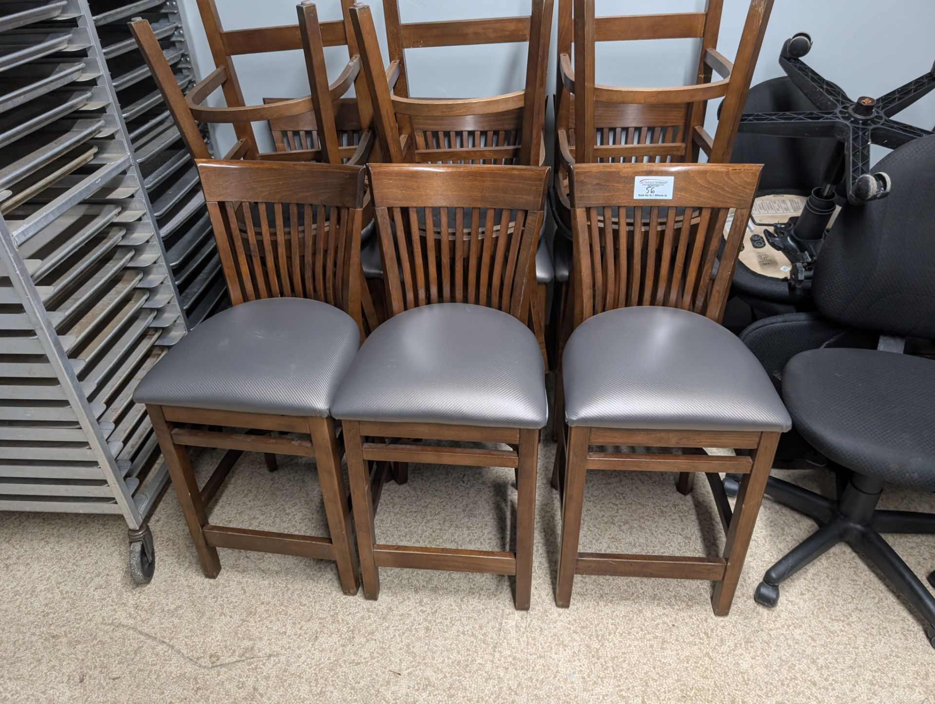 9 Padded Bar Stools